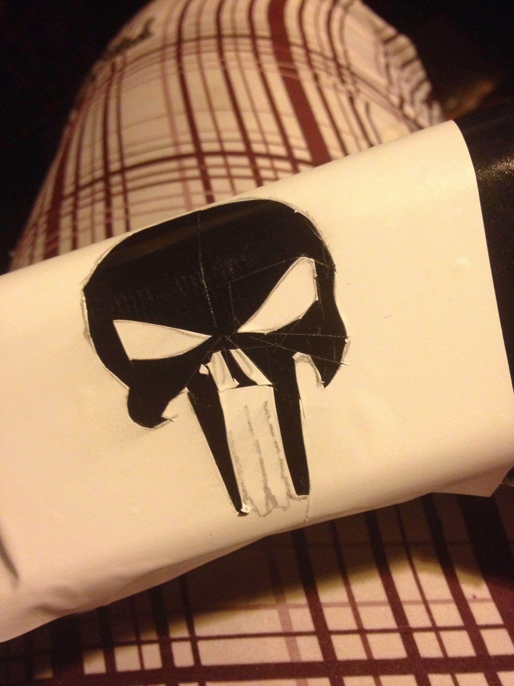 Punisher Stencil (stencil Island Pieces) : 9 Steps - Instructables