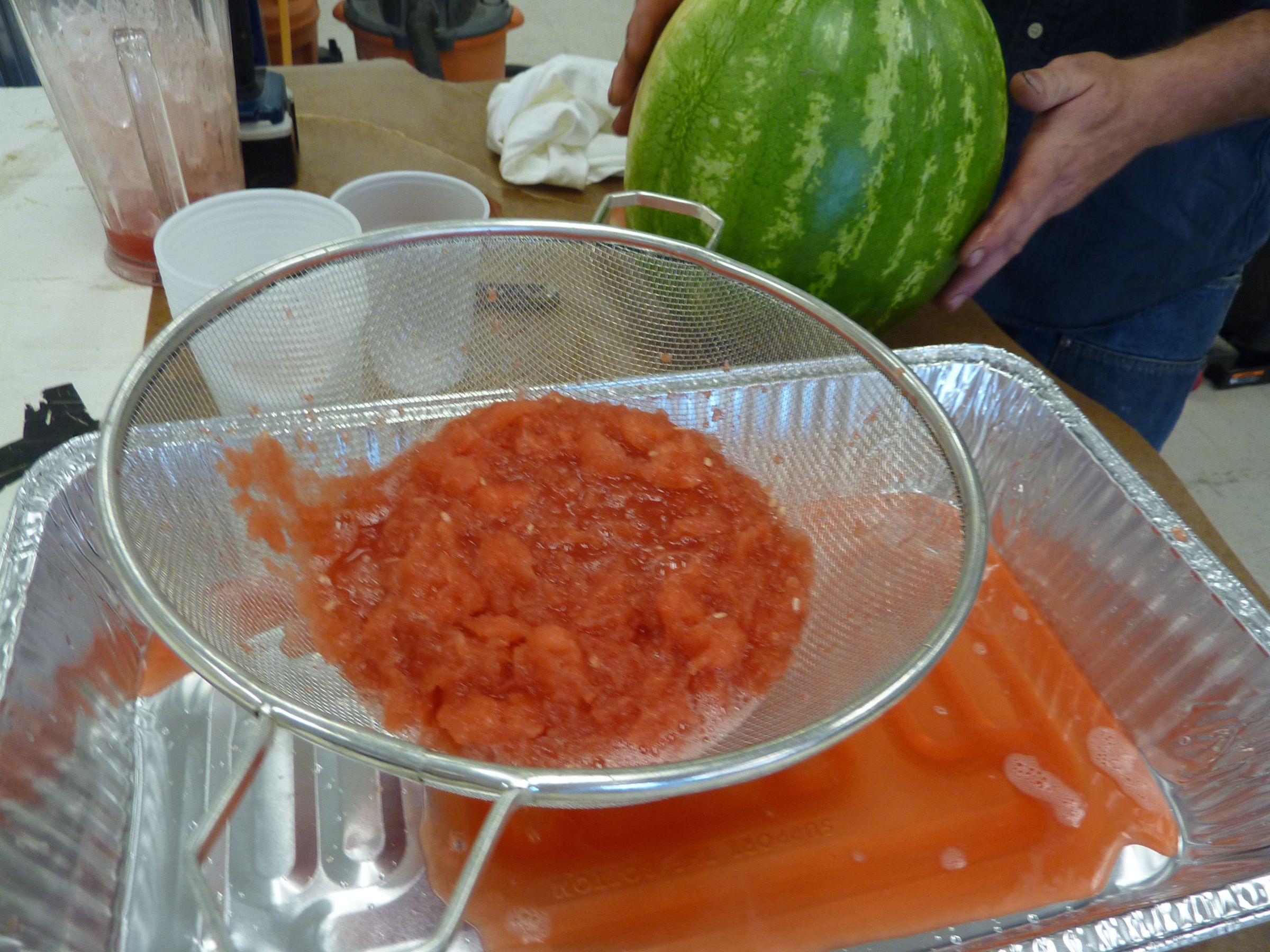 Make Watermelon Juice With a Drill and a Coat Hanger : 6 Steps (with ...