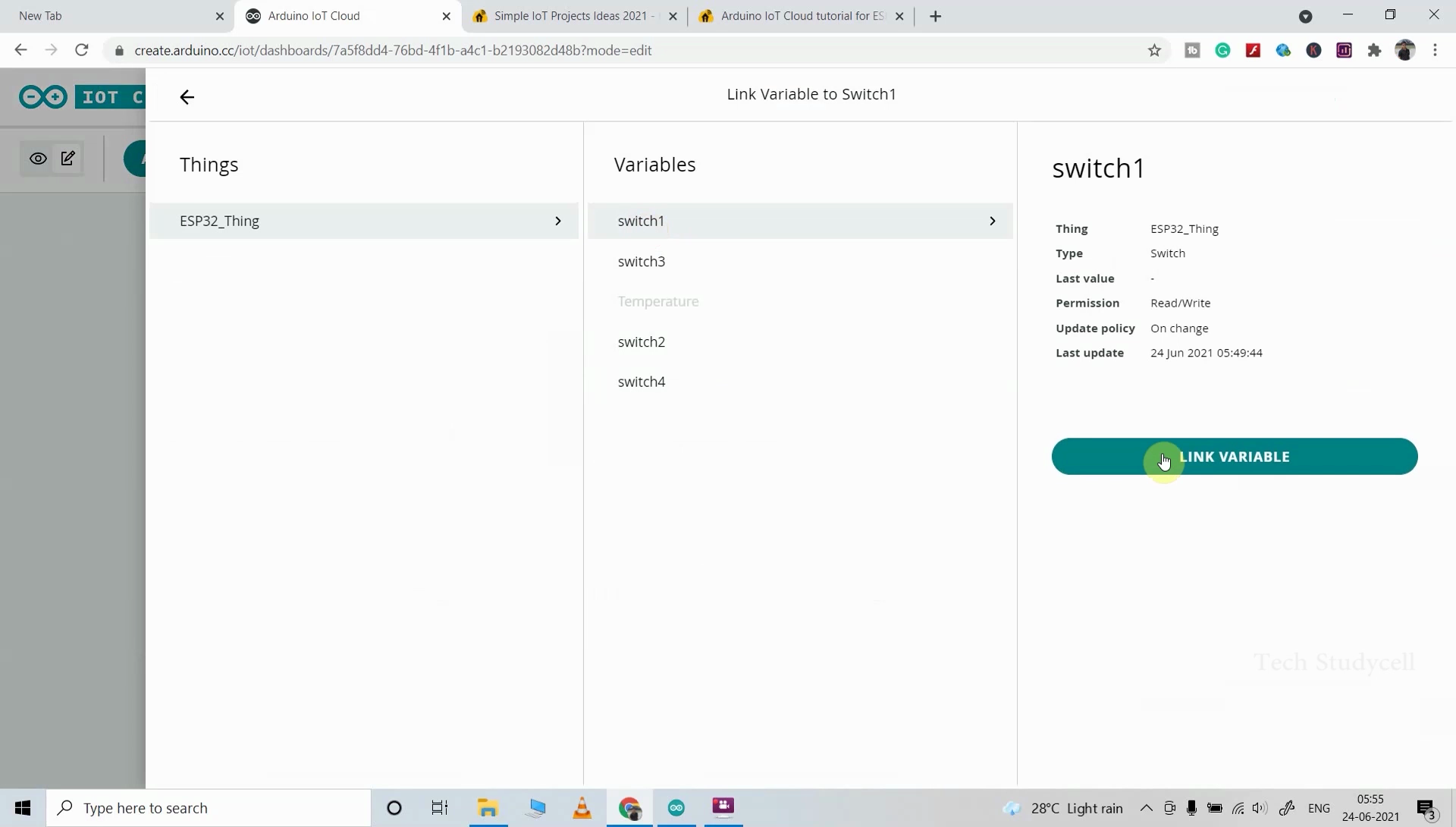 Arduino IoT Cloud ESP32 Alexa Voice Control Smart Home | IoT 2021 : 21 ...