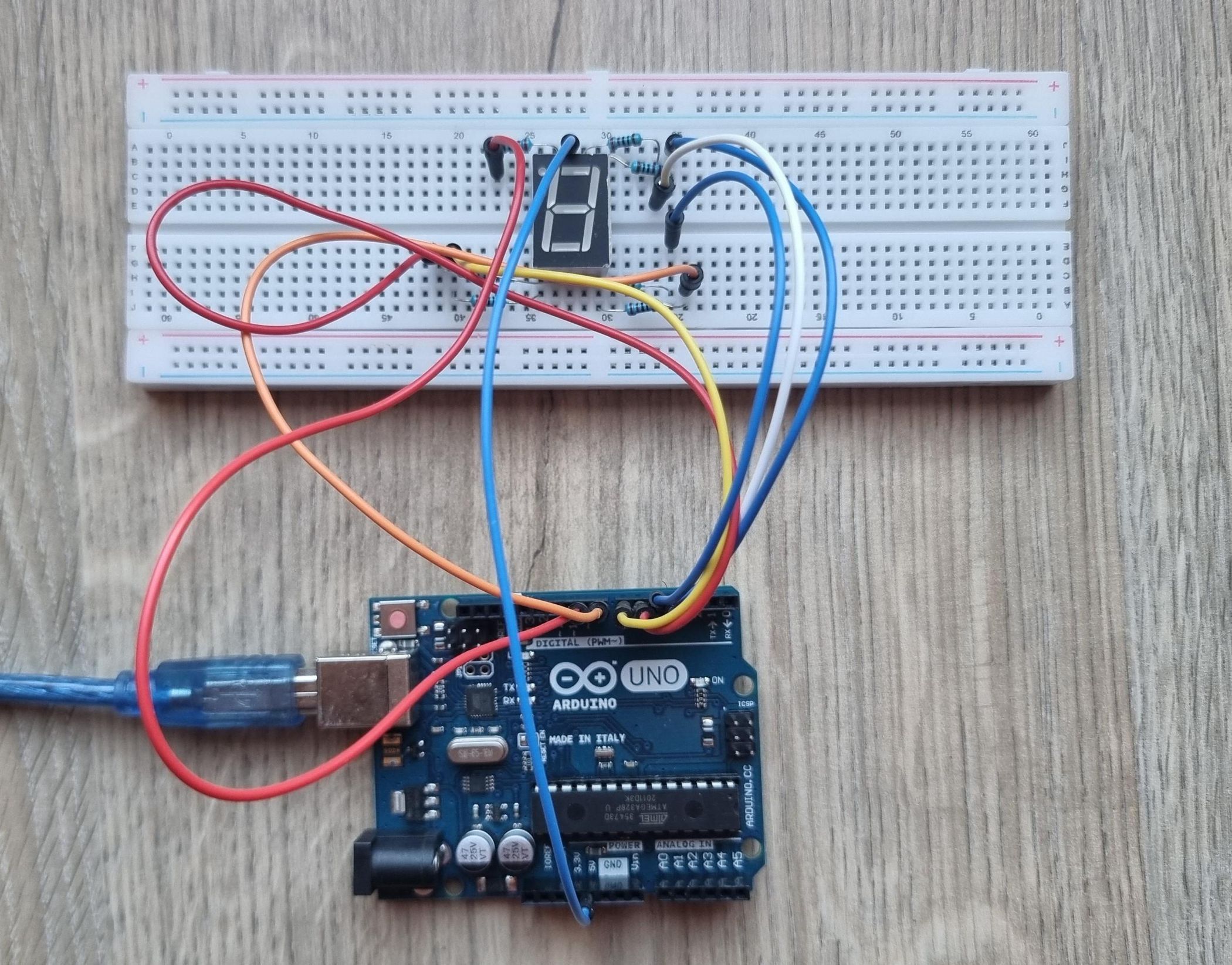 Seven Segment Display With Arduino Uno : 3 Steps - Instructables