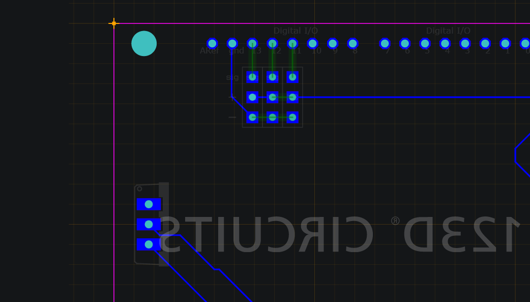 123D- Beginners First PCB for Arduino SERVO/SENOR BOARD : 7 Steps - Instructables