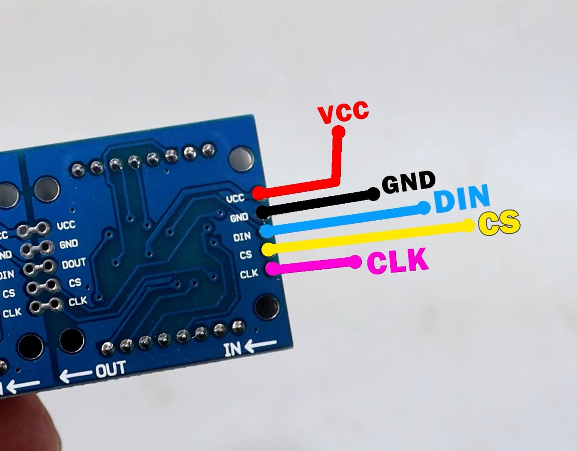 How to Make a Digital Clock Using MAX7219 Display and ESP32 (Without ...