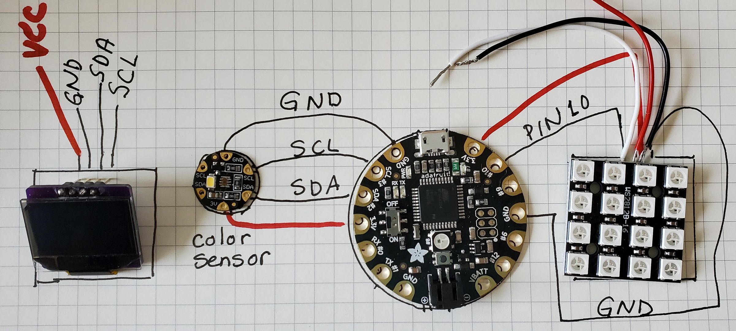 Arduino Color Sensing Glove That Sends the HEX Code to Your Computer ...