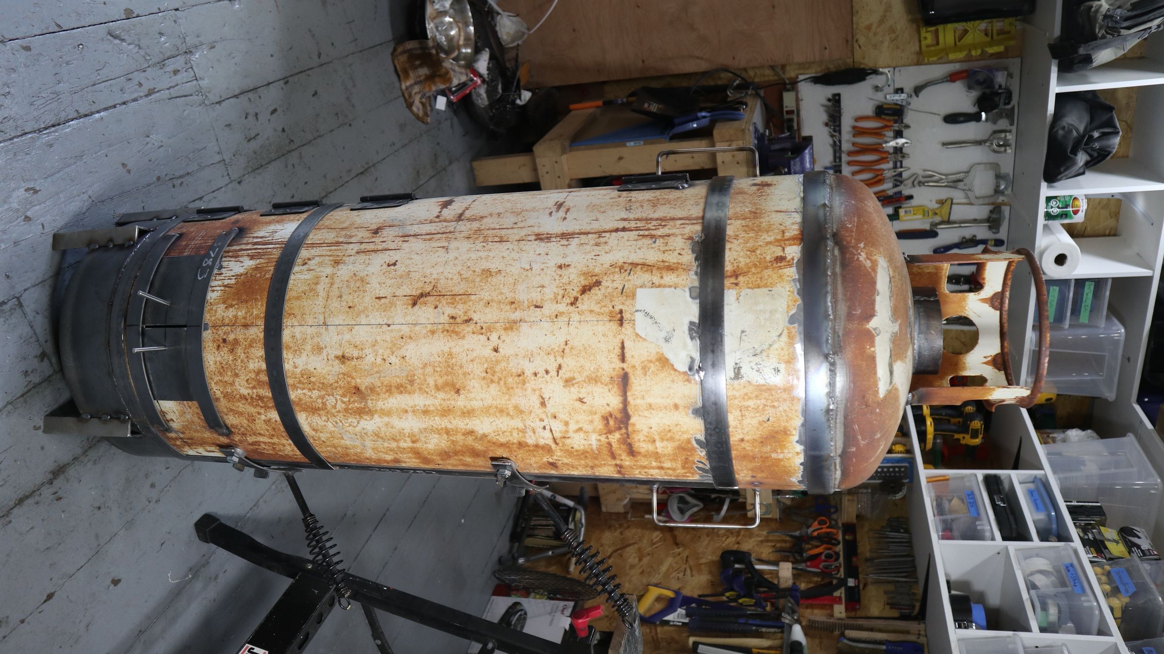 100 Lb Propane Tank Smoker Build : 10 Steps (with Pictures) - Instructables