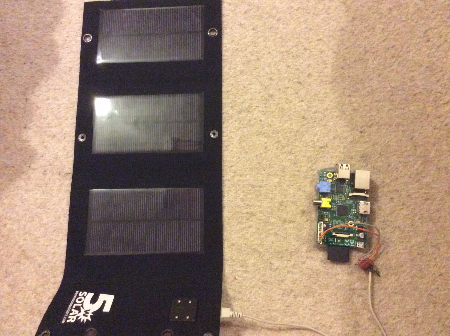 Powering a Raspberry Pi With a 5W Solar Panel : 4 Steps - Instructables
