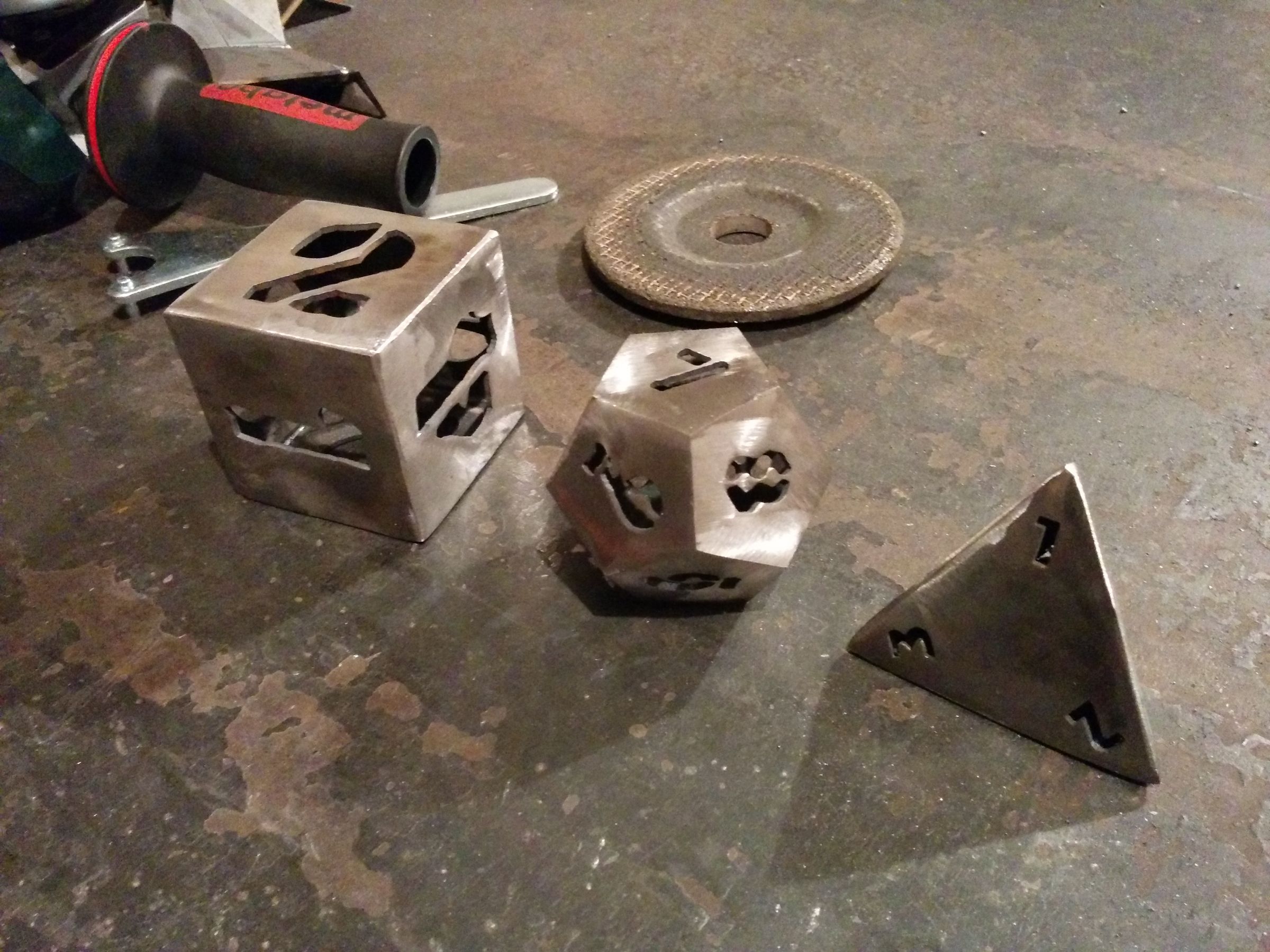 Gaming Dice Made From Folded, Waterjet Cut Steel : 5 Steps (with ...