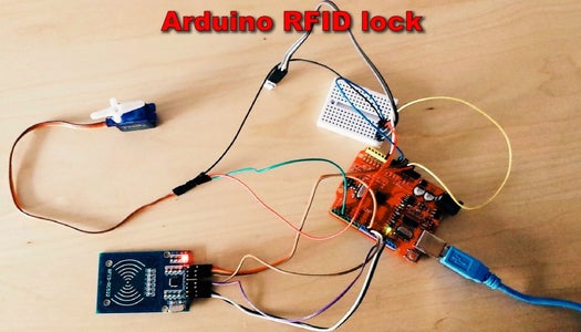 Arduino Rfid Lock With Rc522 Mifare Protocol 1356 Mhz 4 Steps Instructables