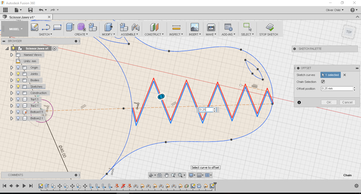 Designing Scissor Jaws in Fusion : 11 Steps (with Pictures) - Instructables