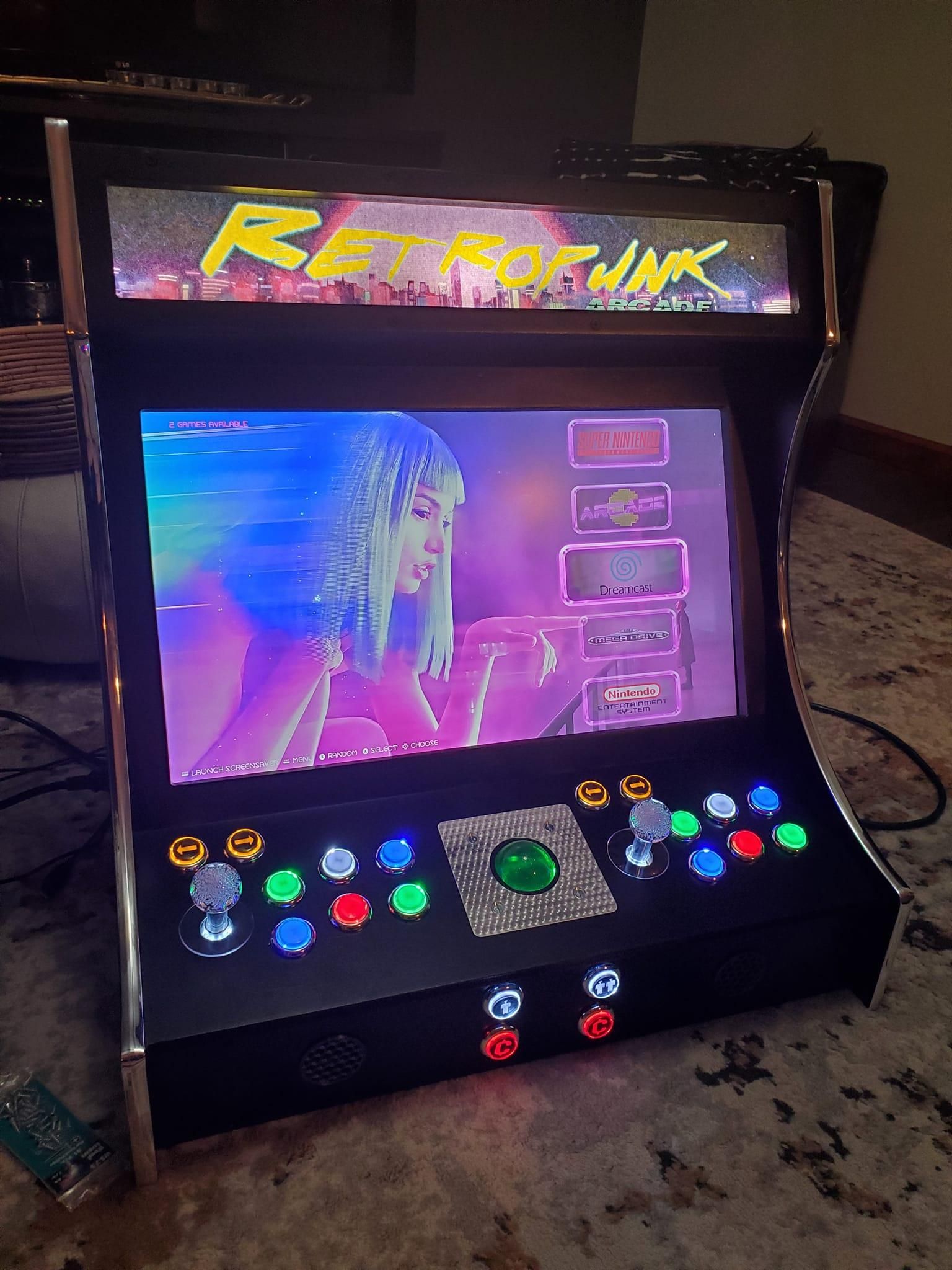 2-Player Bartop Arcade Machine (Powered by Pi) : 19 Steps (with ...