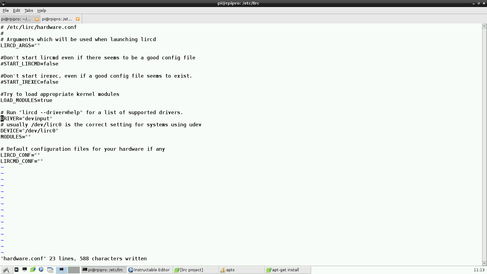 Install and Configure Linux Infrared Remote Control (LIRC) Daemon : 4 Steps - Instructables