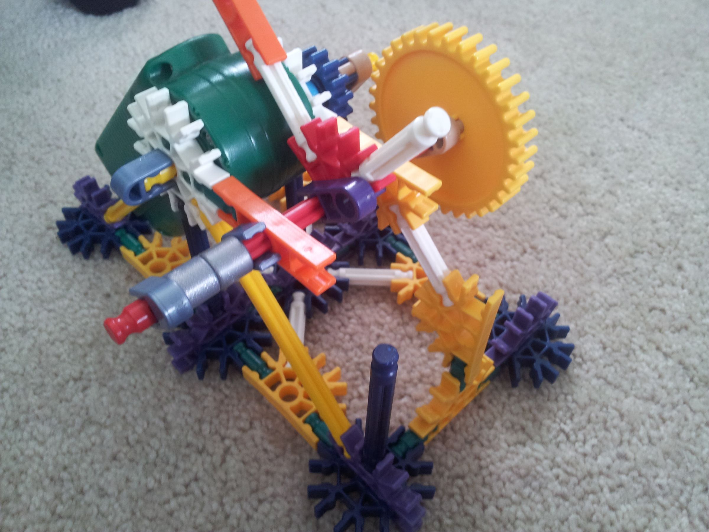 Knex Manual/Motor Gear Box : 7 Steps - Instructables