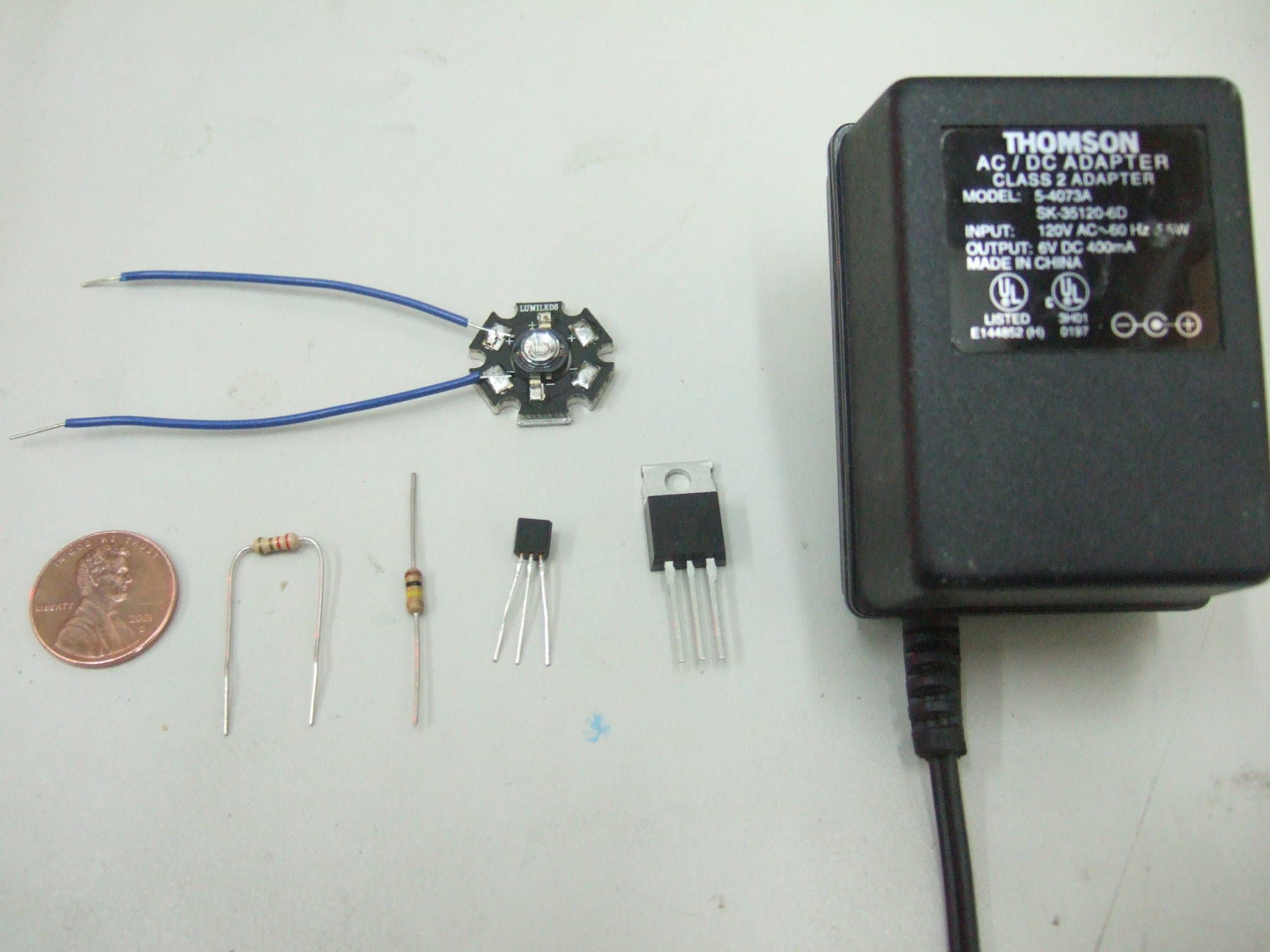 Power LED's - Simplest Light With Constant-current Circuit : 9 Steps ...