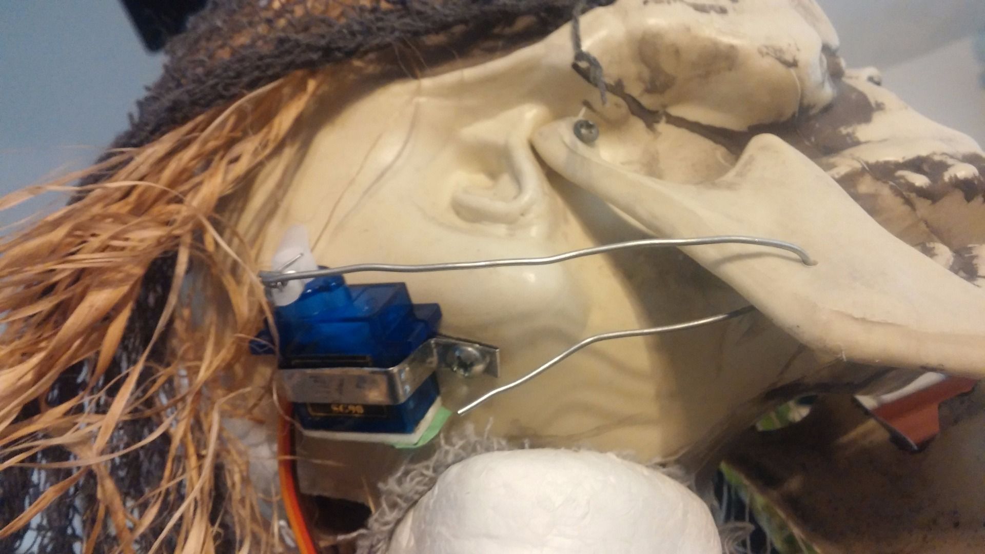 Arduino Controlled Animatronic Skeleton Rock Band - in Progress : 7 ...