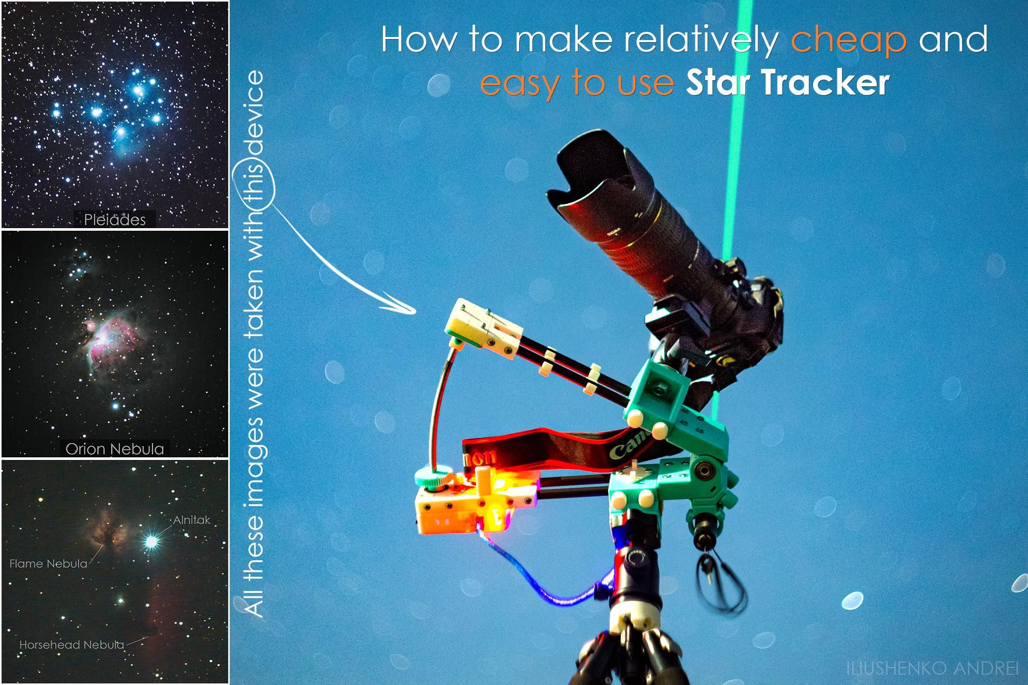 Star Tracker for DSLR (Arduino + 3D Printing) : 12 Steps (with Pictures ...