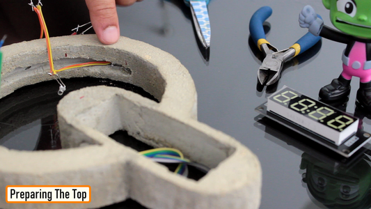 Arduino Based Concrete Clock With Touchless Night Lamp 11 Steps With