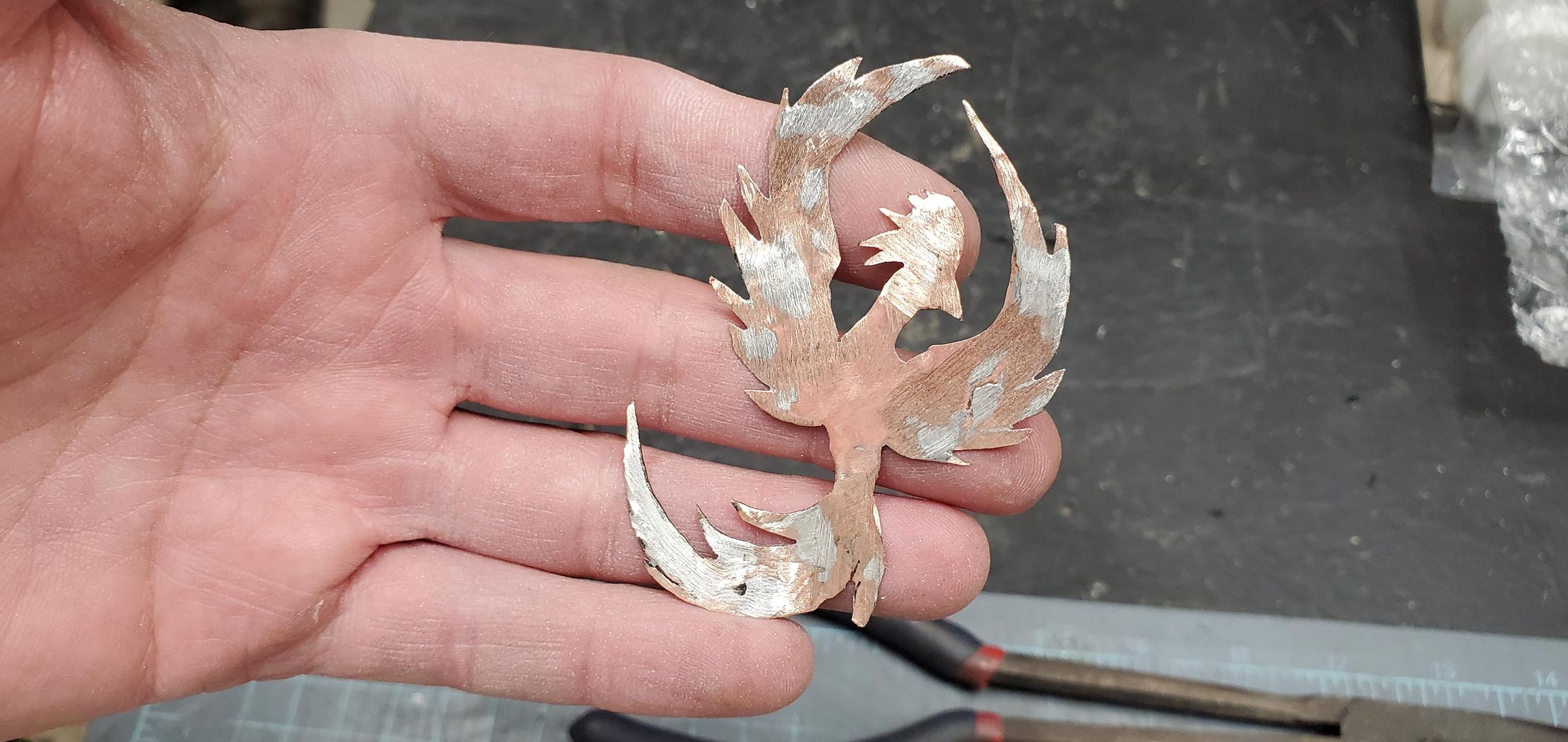 From Burst Copper Pipe to Phoenix Brooch a Tale of Rebirth : 15 Steps ...