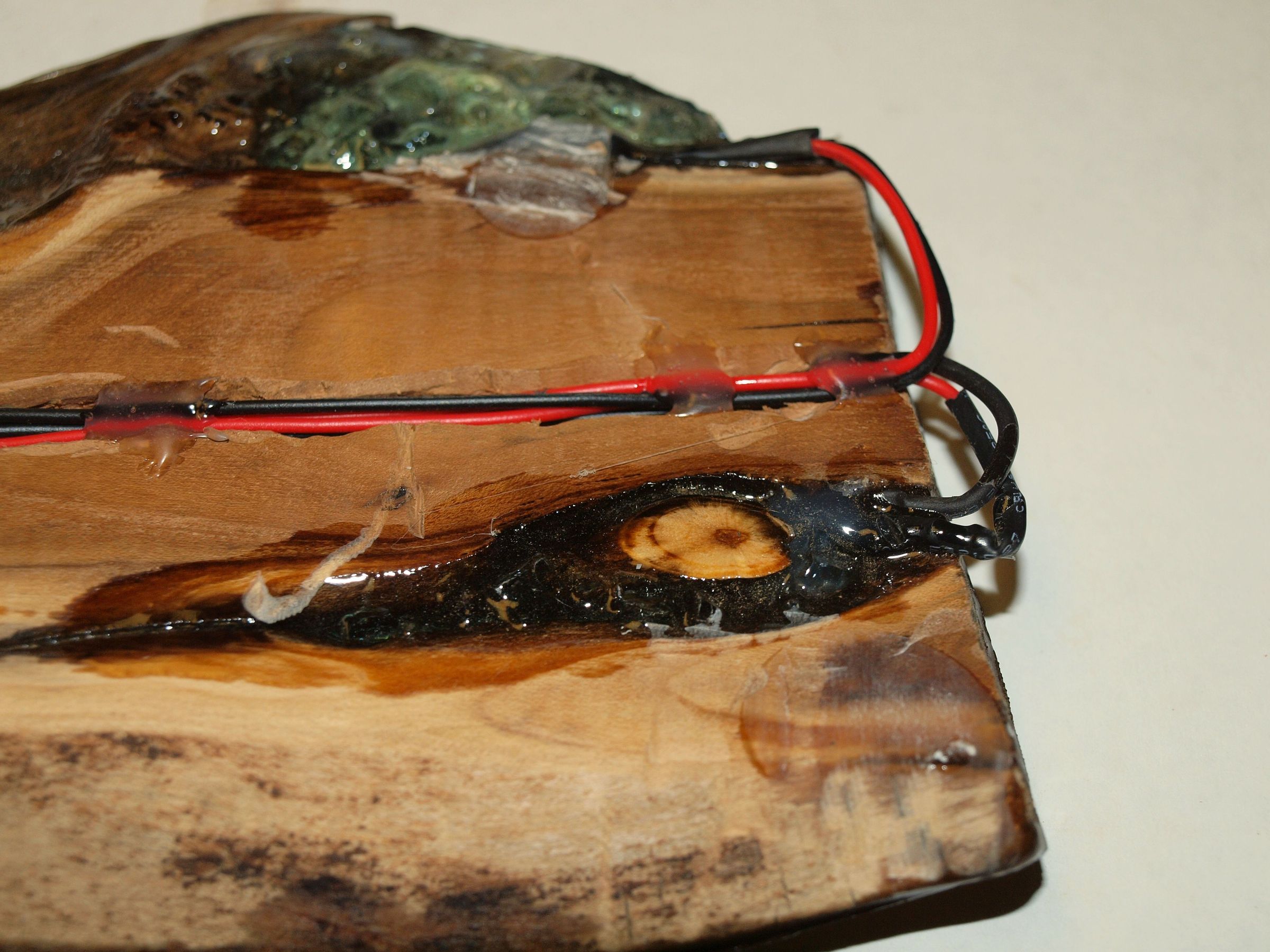 Gnarly Wood Projects With Weird Wood, Broken Glass, LED's and Epoxy ...