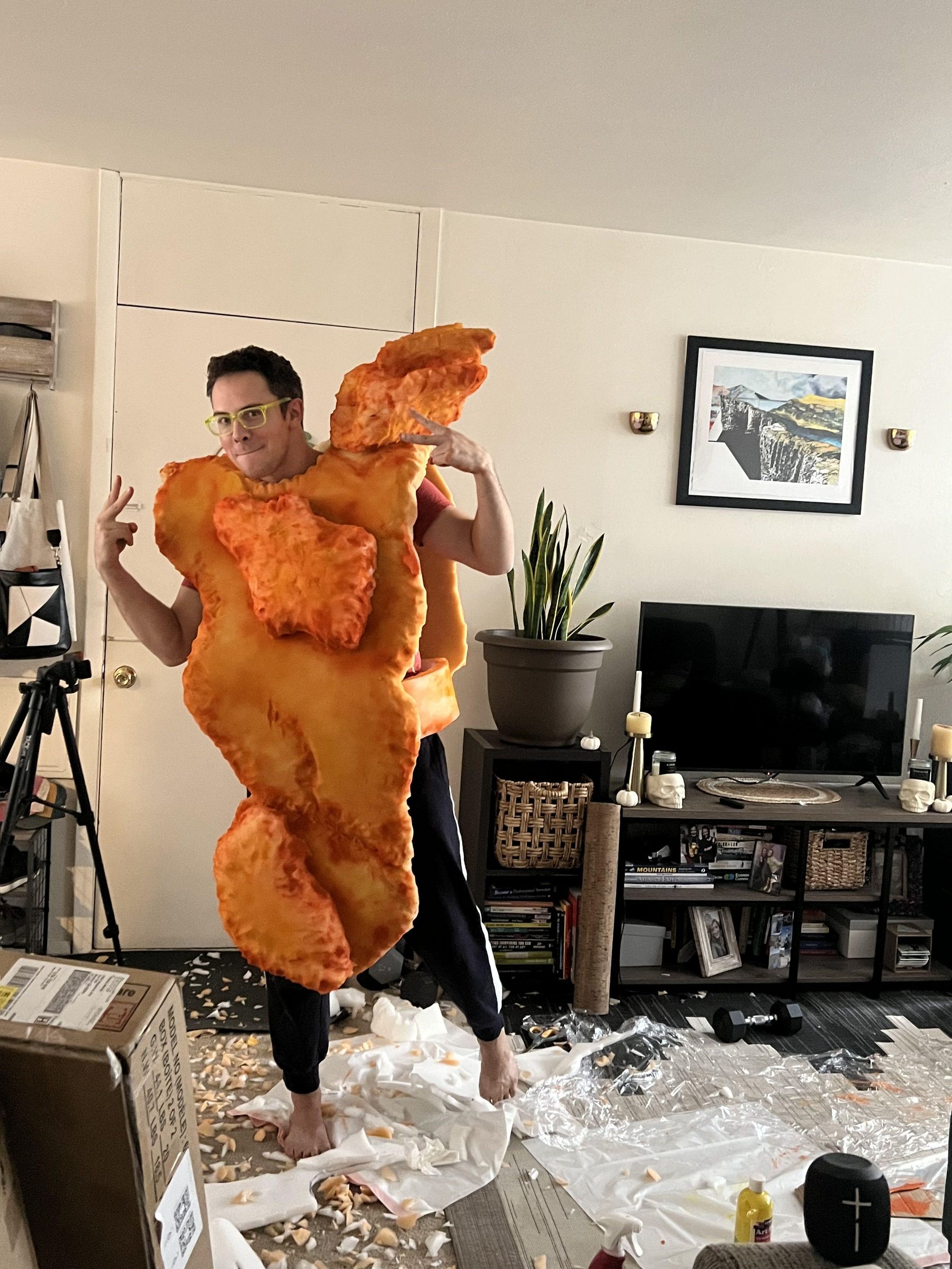 Dangerously Cheesy... How to Make Awesome Cheeto Halloween Costumes : 6 ...