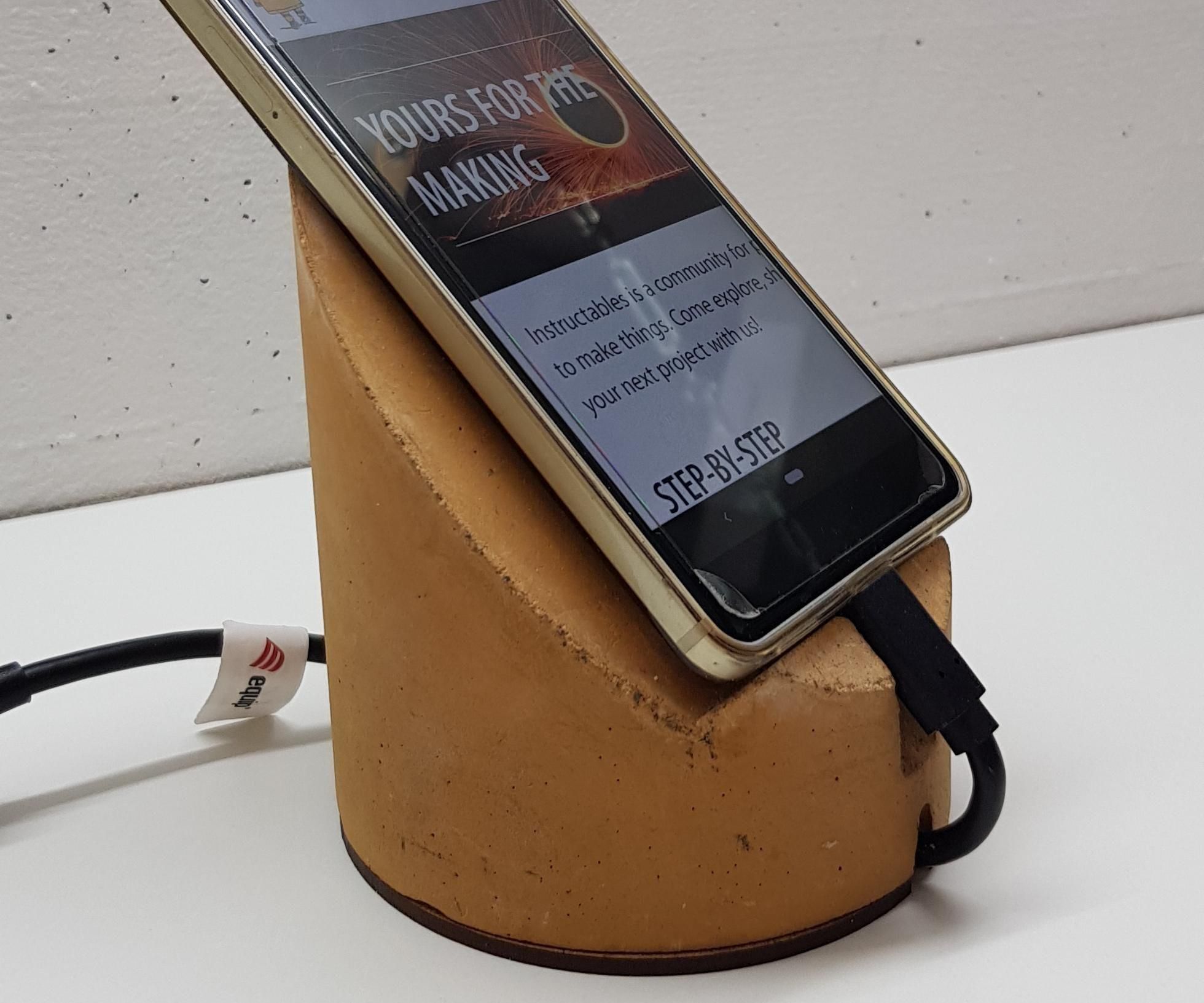 Concrete Phone Stands, 3D-Printed Mold : 10 Steps (with Pictures ...