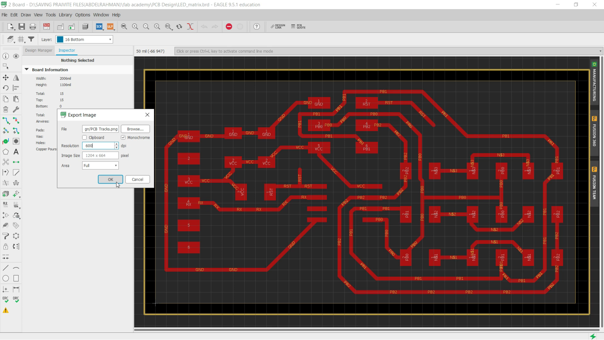 LED Matrix PCB (Full Beginner Tutorial) : 10 Steps (with Pictures ...