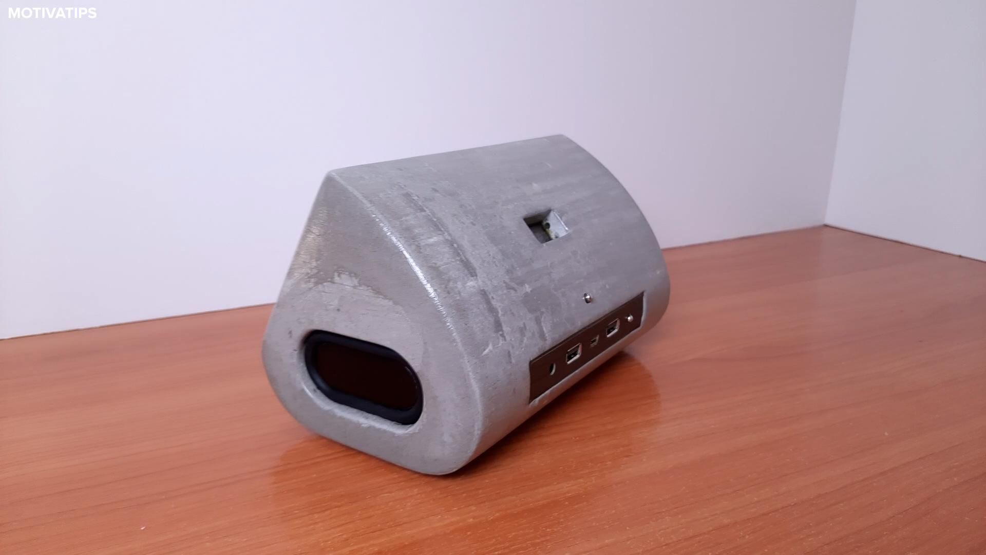 Concrete Bluetooth Stereo Speaker V2 : 5 Steps (with Pictures ...