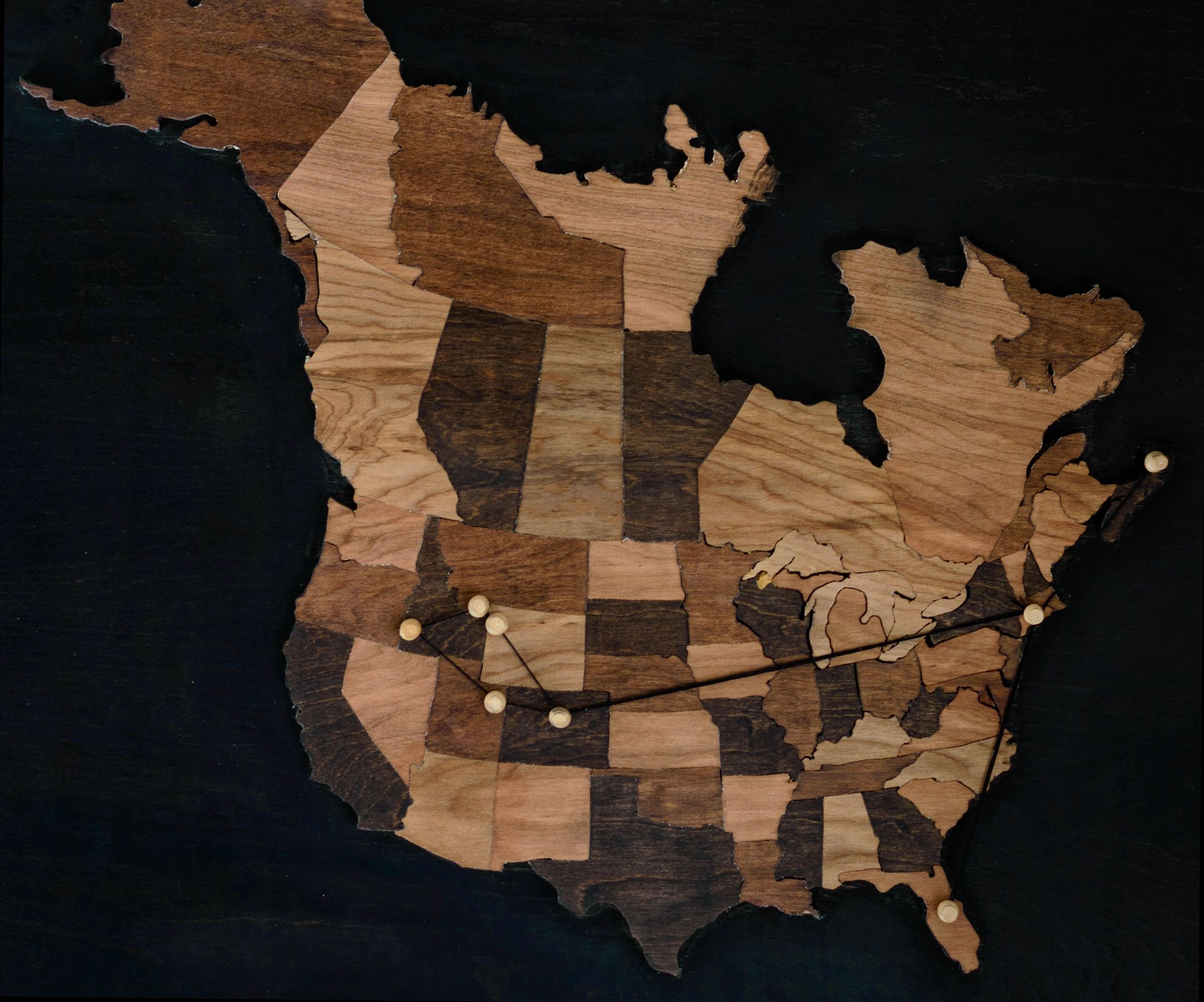 Travel Map Wall Art : 17 Steps (with Pictures) - Instructables