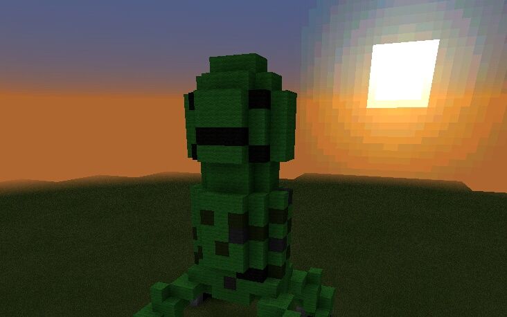 Creeper Exploding Animation