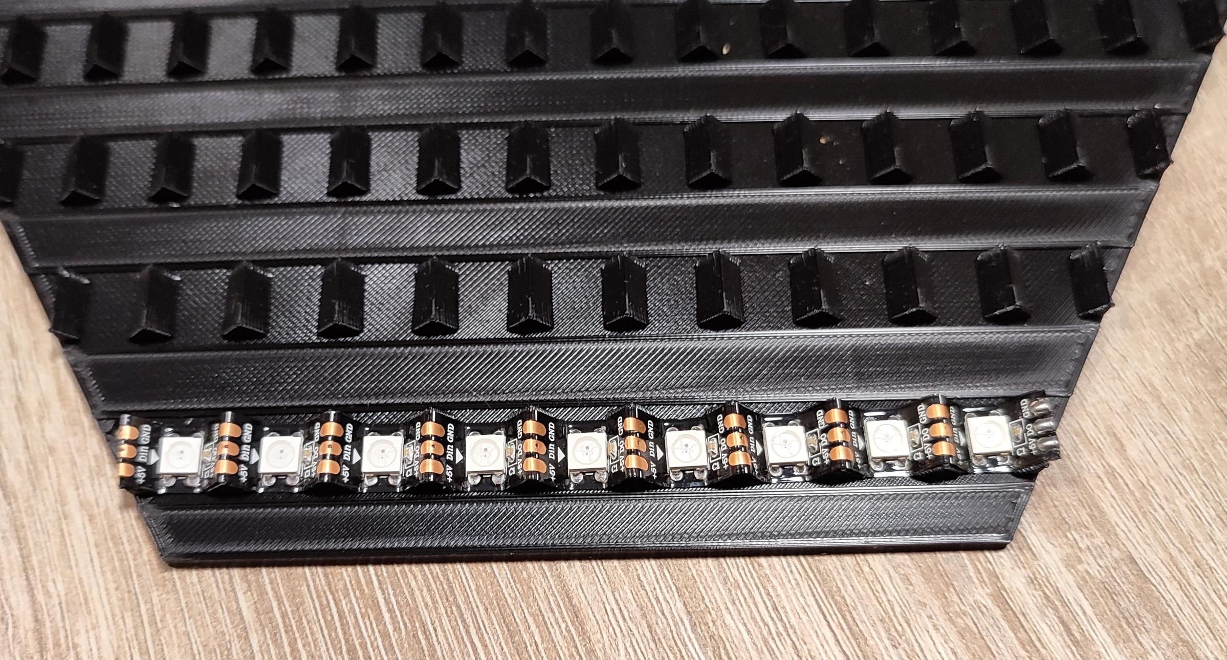 Creating a Stylish Triangular Pixels LED Clock Using WS2812 Leds and Wemos D1 Mini Module : 5 ...