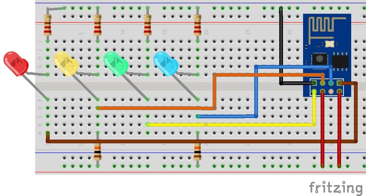 ESP8266-01 Building Blocks: Unleash 2 Bonus GPIO Pins : 4 Steps ...