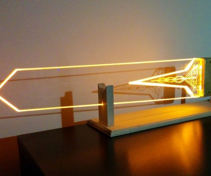 DOTA2 Glowing Radiance Sword : 9 Steps (with Pictures) - Instructables