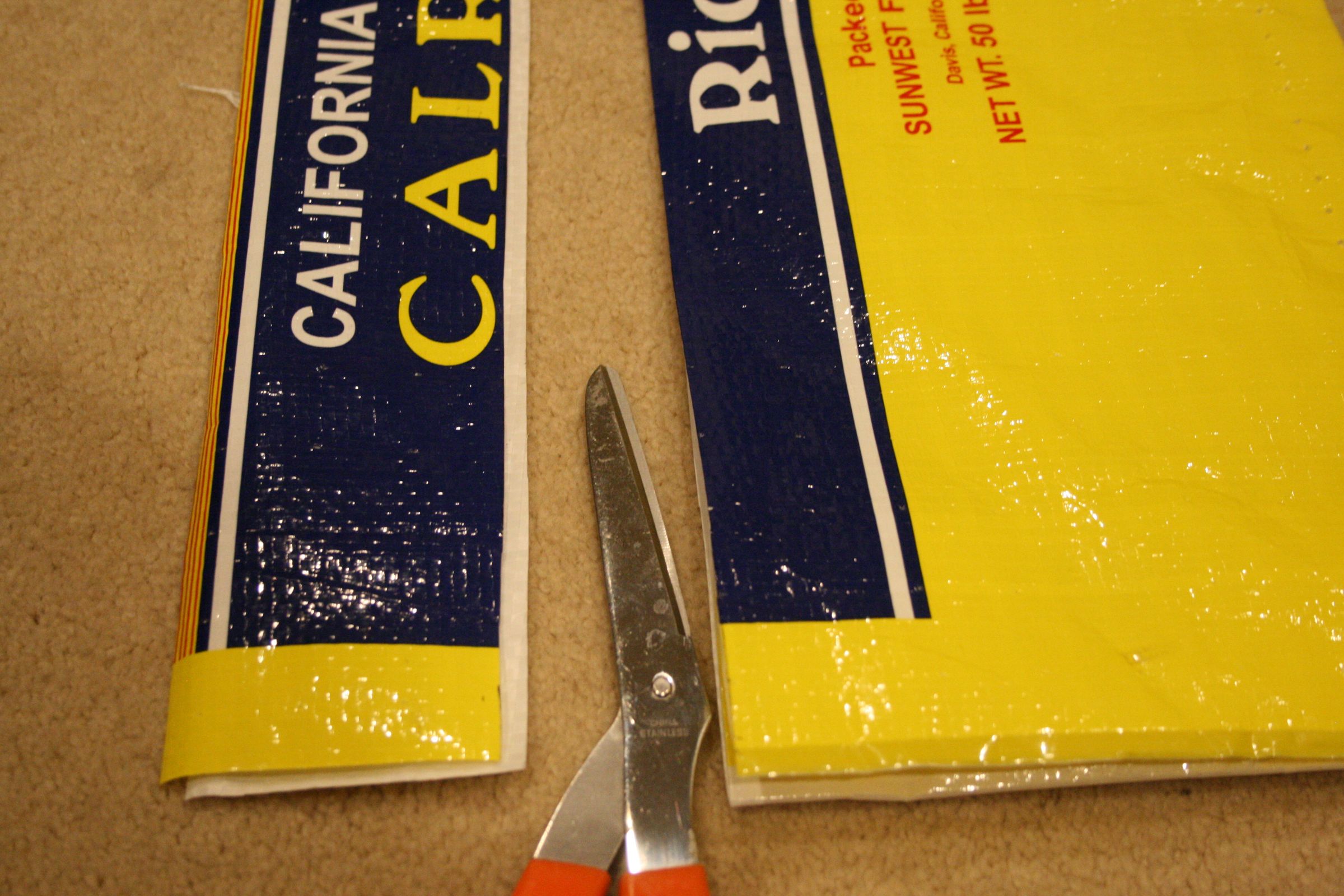 Reusable Grocery Bag Made From a Rice Bag : 11 Steps (with Pictures ...