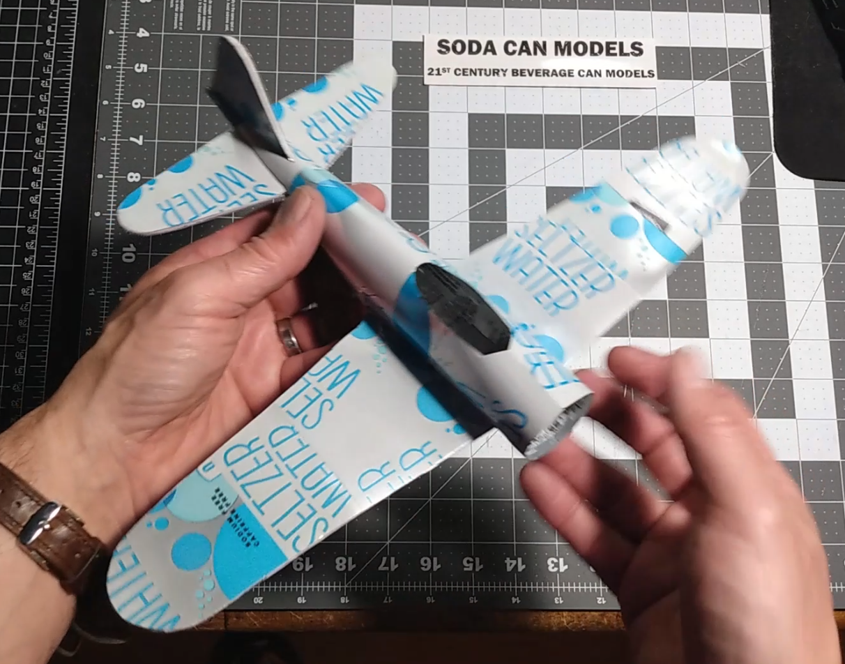 How to Make a DIY Homemade Soda Can Airplane With Recycled Aluminum ...