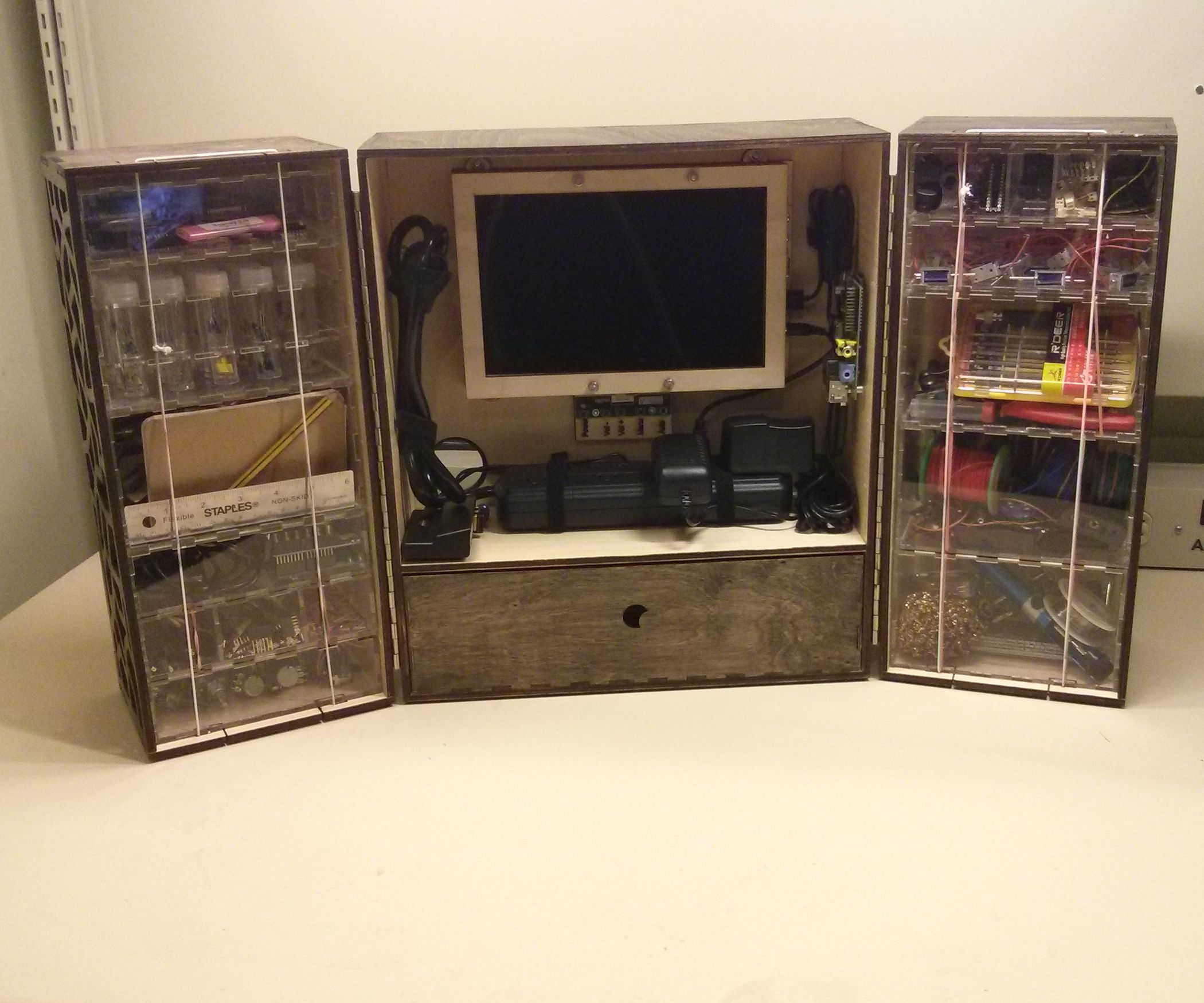 The Triptych - a Portable Arduino Workshop : 13 Steps (with Pictures ...