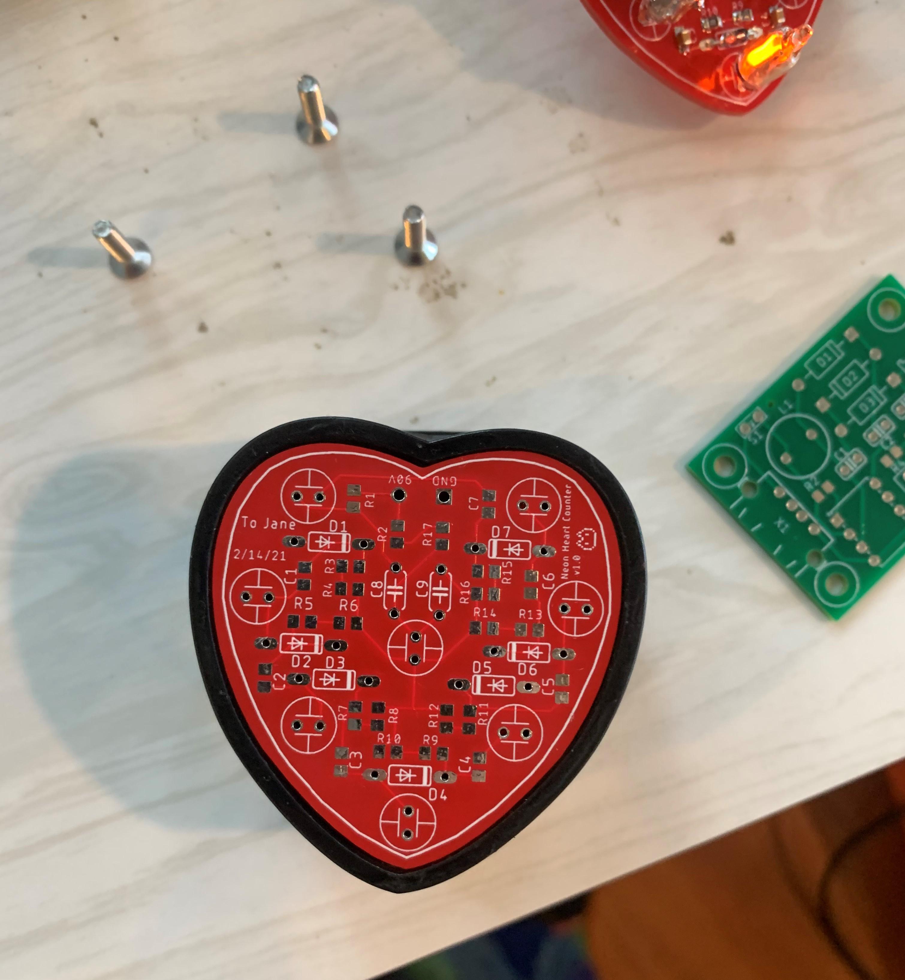 Neon Ring Counter Heart : 12 Steps (with Pictures) - Instructables