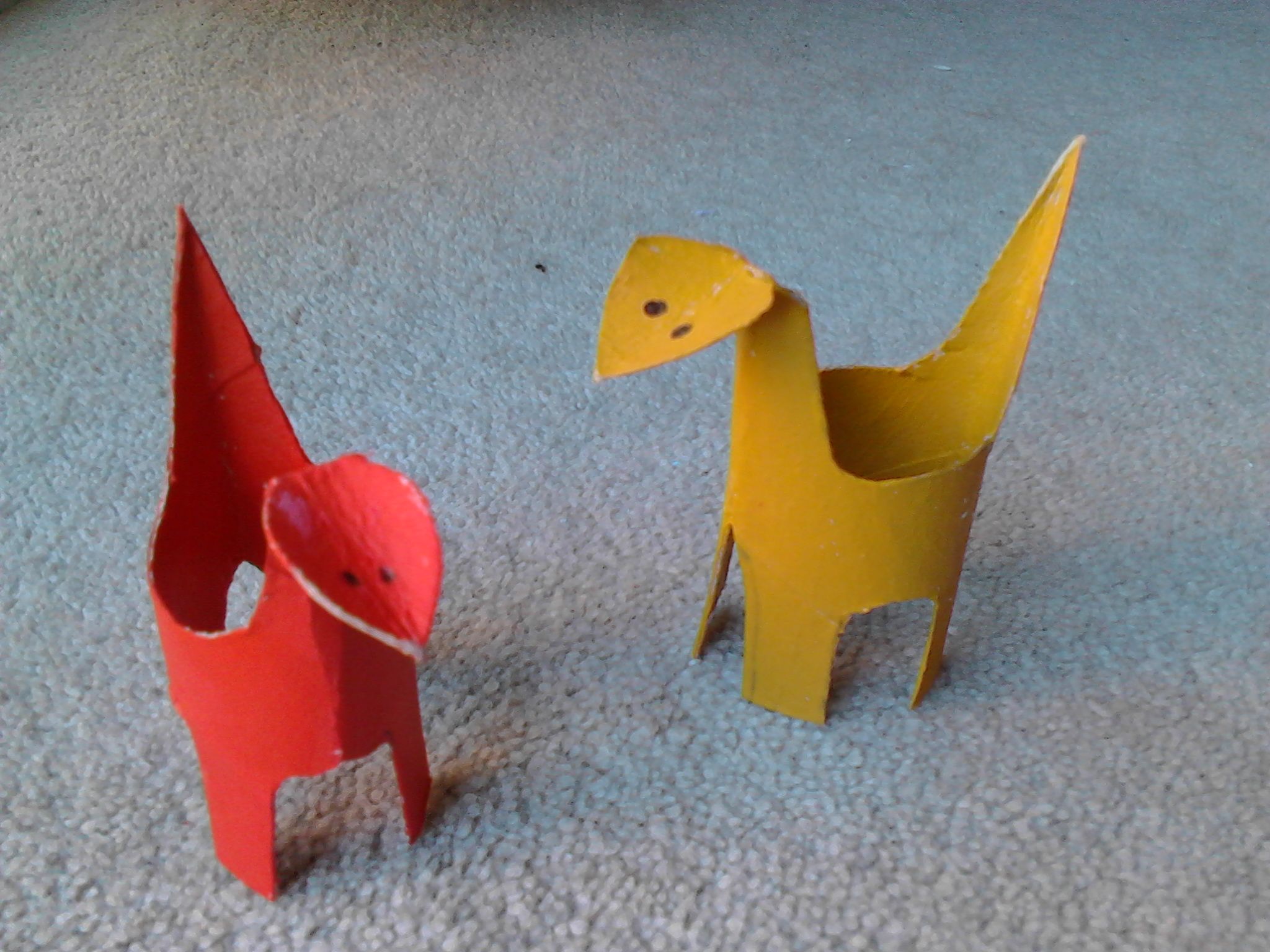 Paper Roll Dinosaurs - Instructables