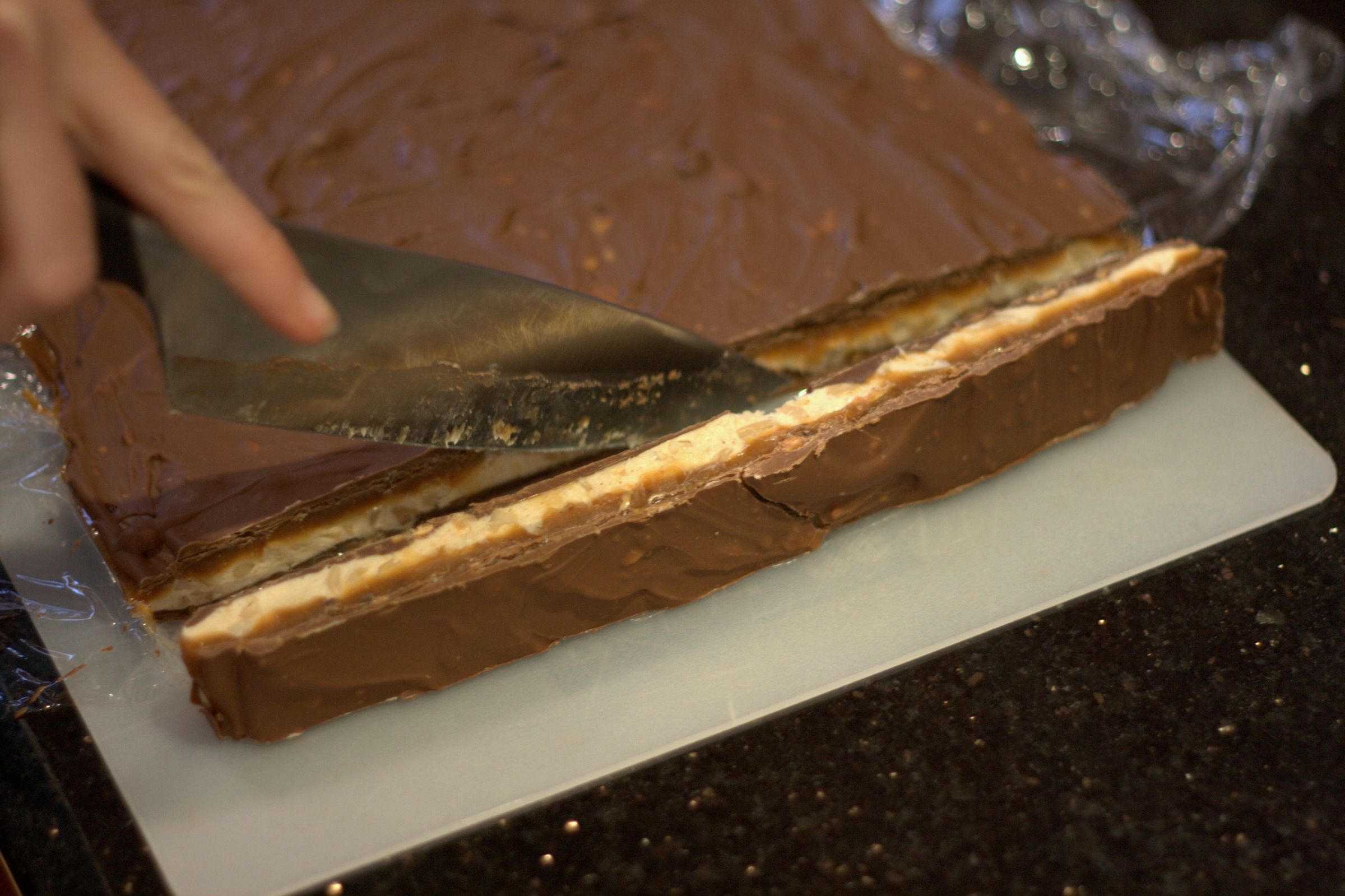 Homemade Snickers Candy Bar Recipe : 10 Steps (with Pictures ...