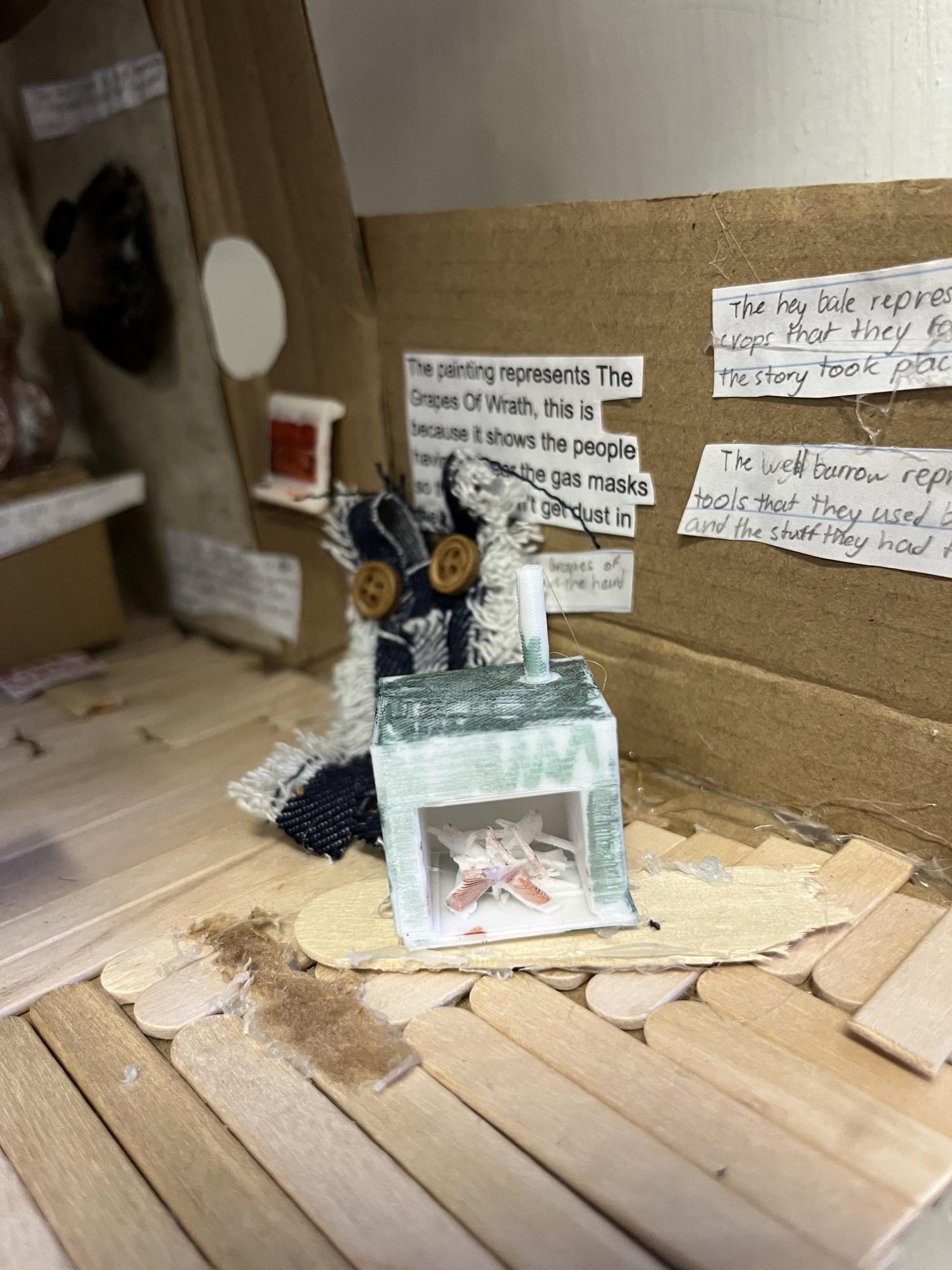 3D Printed Museum Diorama - the Great Depression (ELA) : 8 Steps (with ...