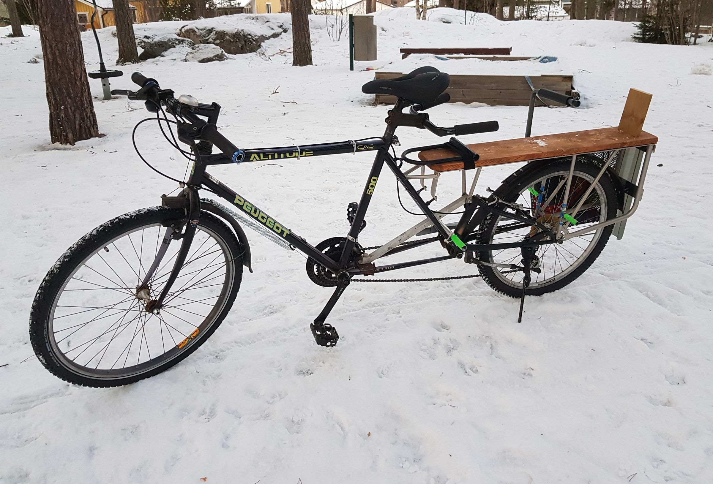 Longtail Cargo Bicycle (reversible, Bolted to Frame) : 6 Steps ...