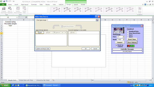 Sending Data From Arduino To Excel And Plotting It 3 Steps With Pictures Instructables