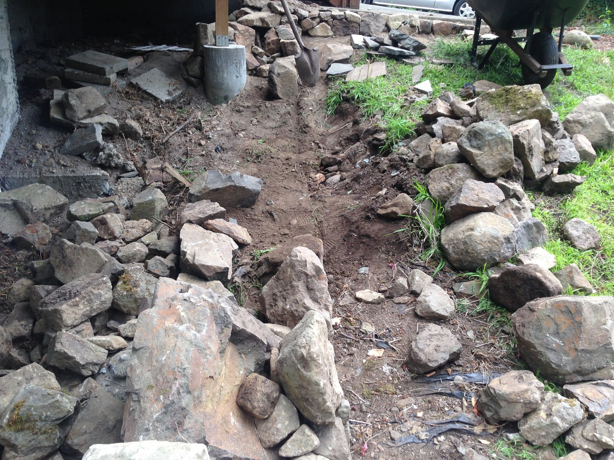 How to Build a Natural Dry Stacked Stone Free Standing or Retaining ...