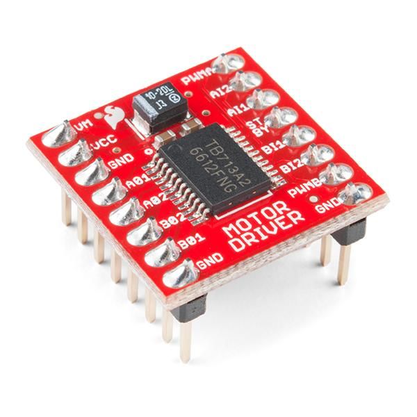 Simple 2 Wheel ESP32 Robot Using the TB6612FNG Dual Motor Controller ...