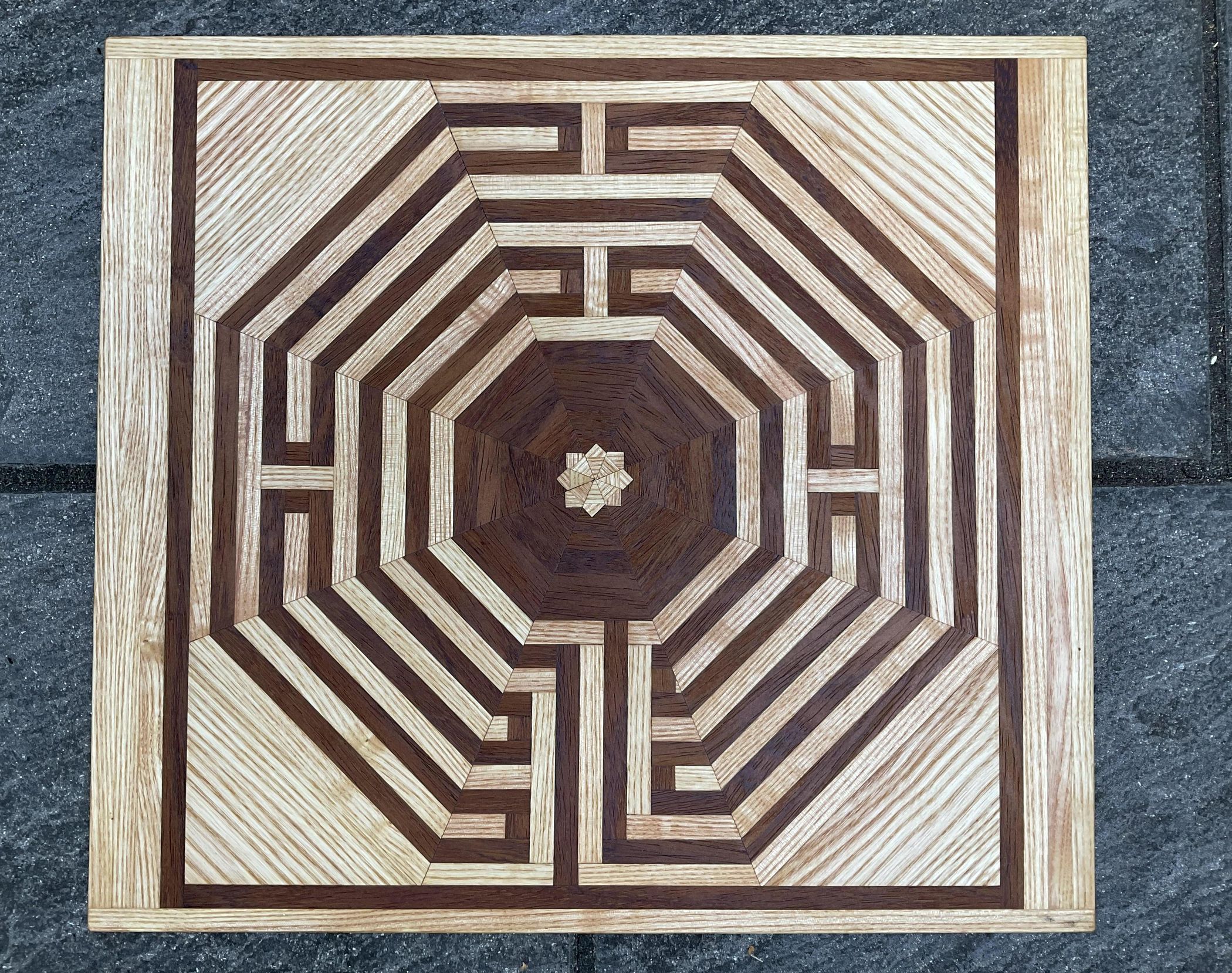 1 - Wooden Labyrinth Cutting Board / Side Table : 18 Steps (with ...