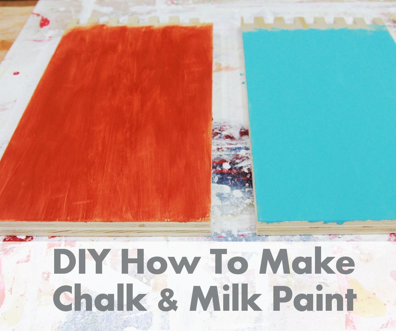 DIY How to Make Chalk Paint & Milk Paint : 3 Steps (with Pictures ...