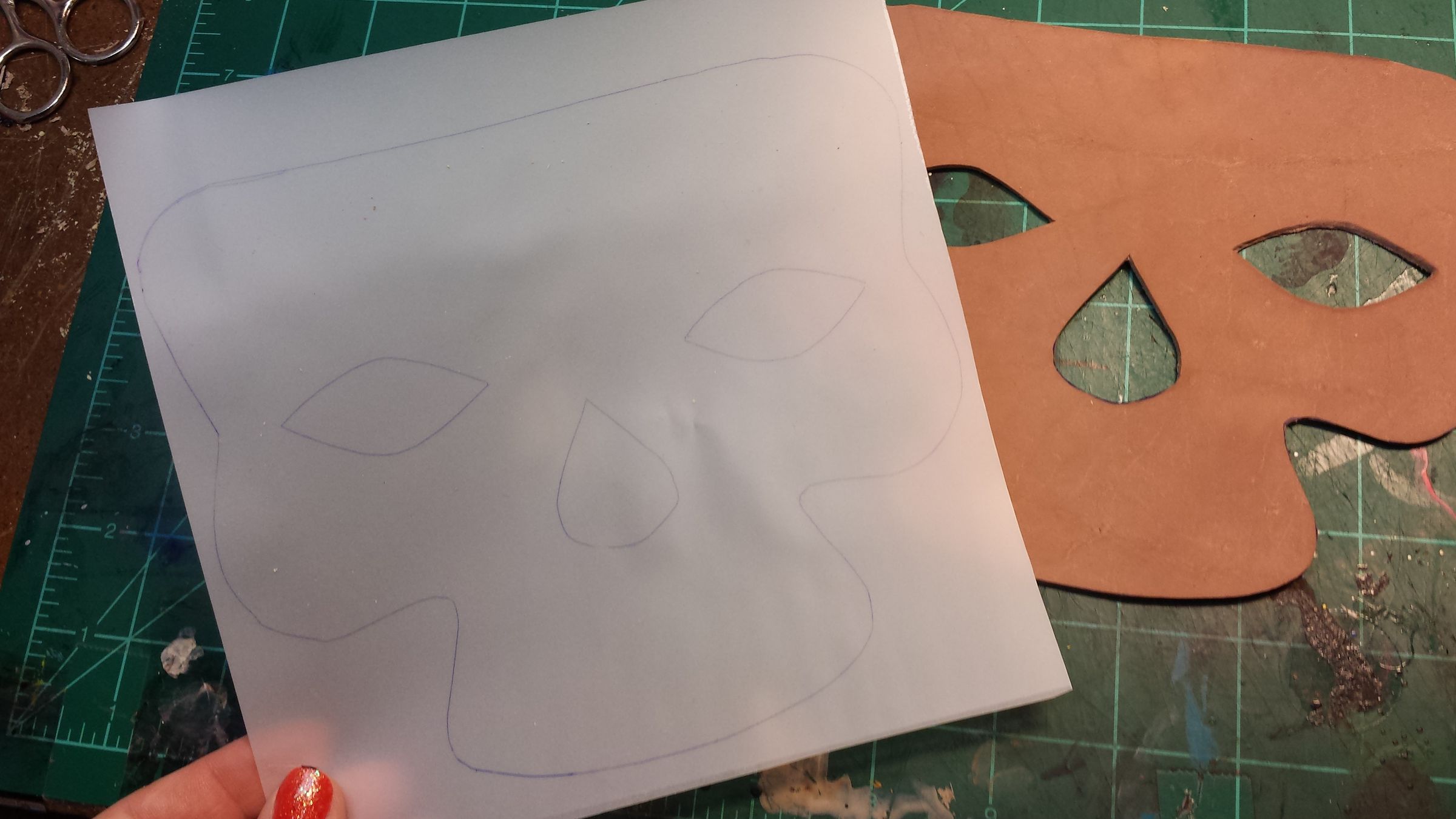 Leather Sugar Skull Mask : 11 Steps (with Pictures) - Instructables