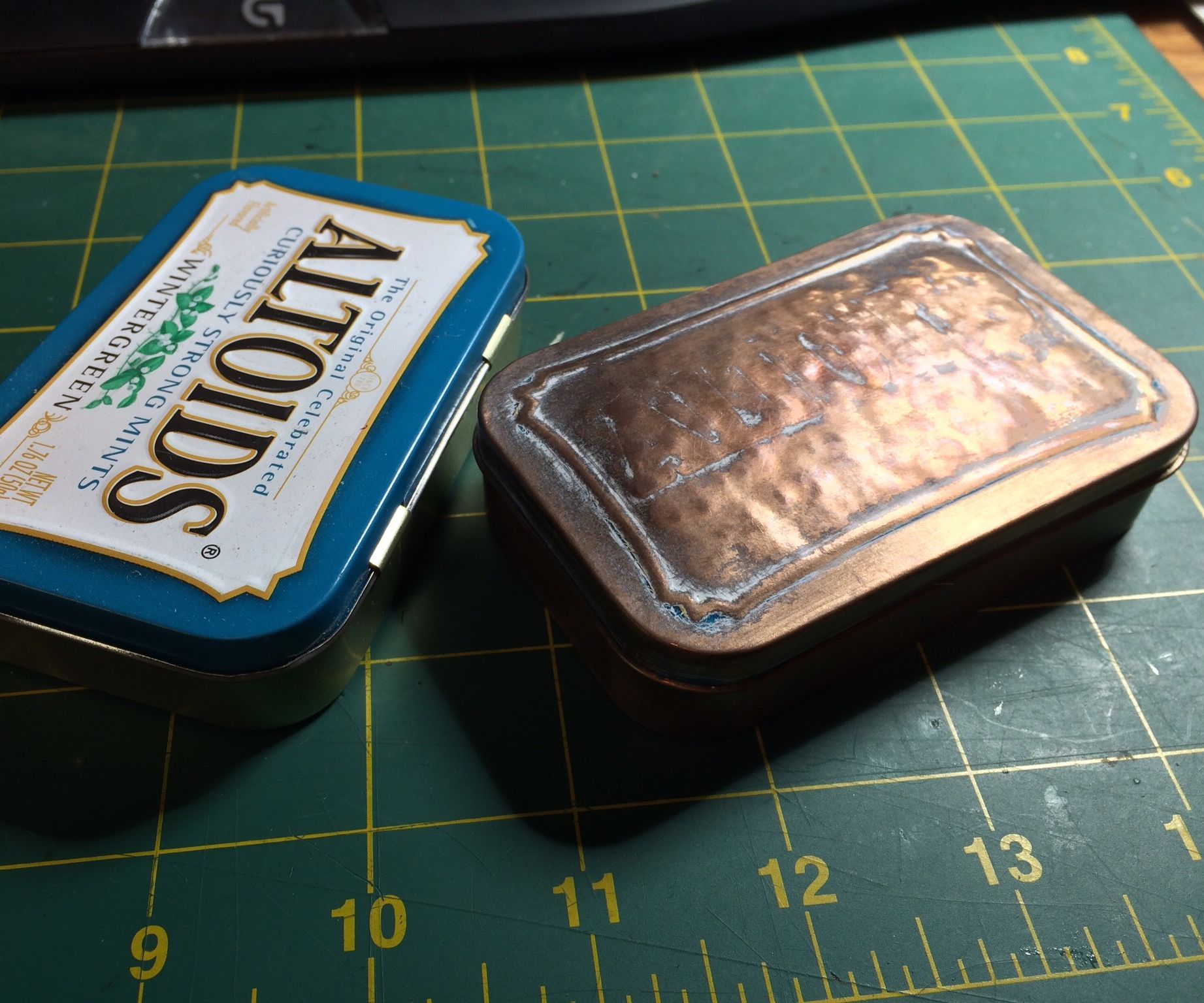 Copper Plated, Domed Altoids Box : 4 Steps (with Pictures) - Instructables