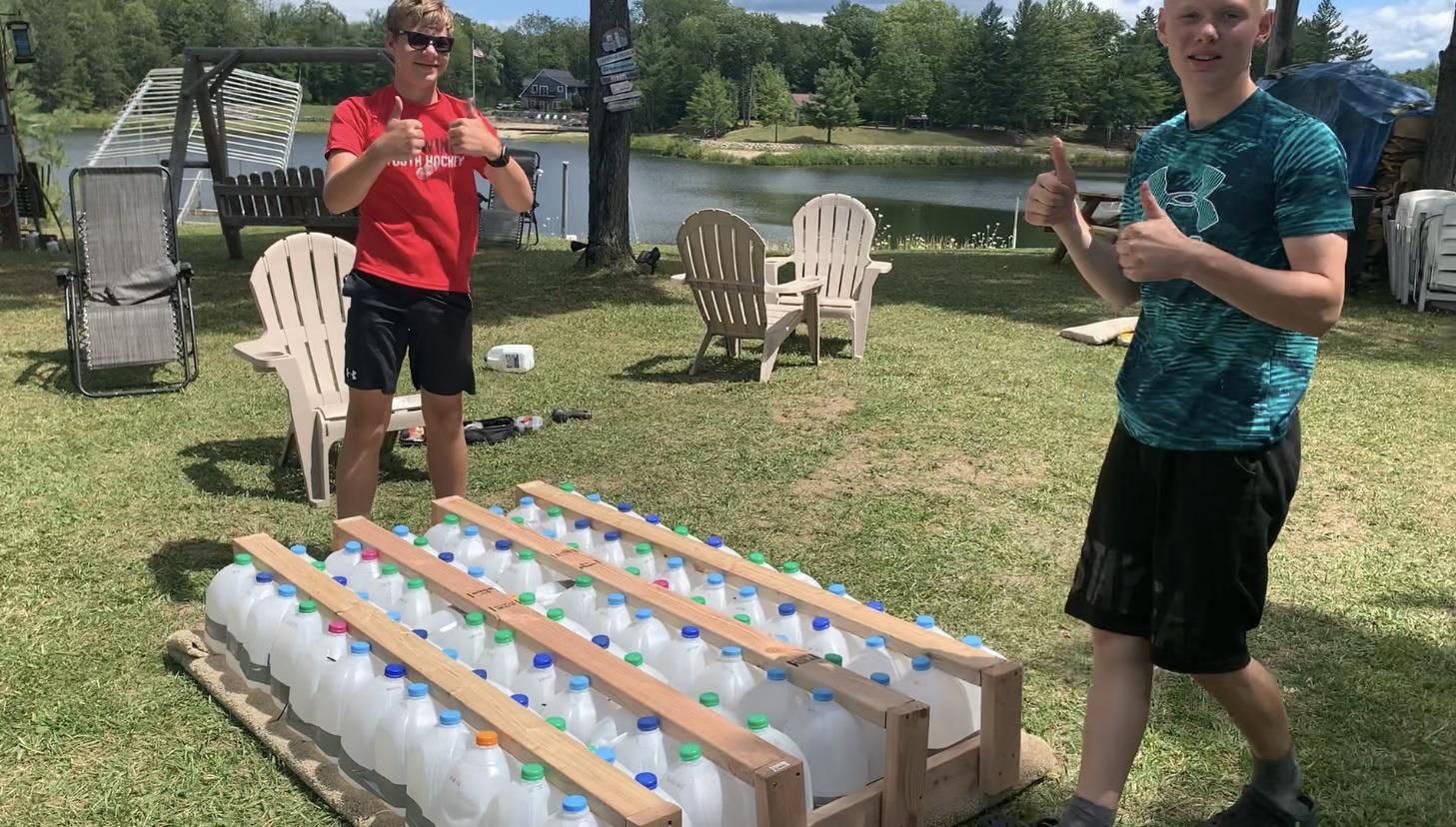 Build a Milk Jug Raft! : 9 Steps (with Pictures) - Instructables