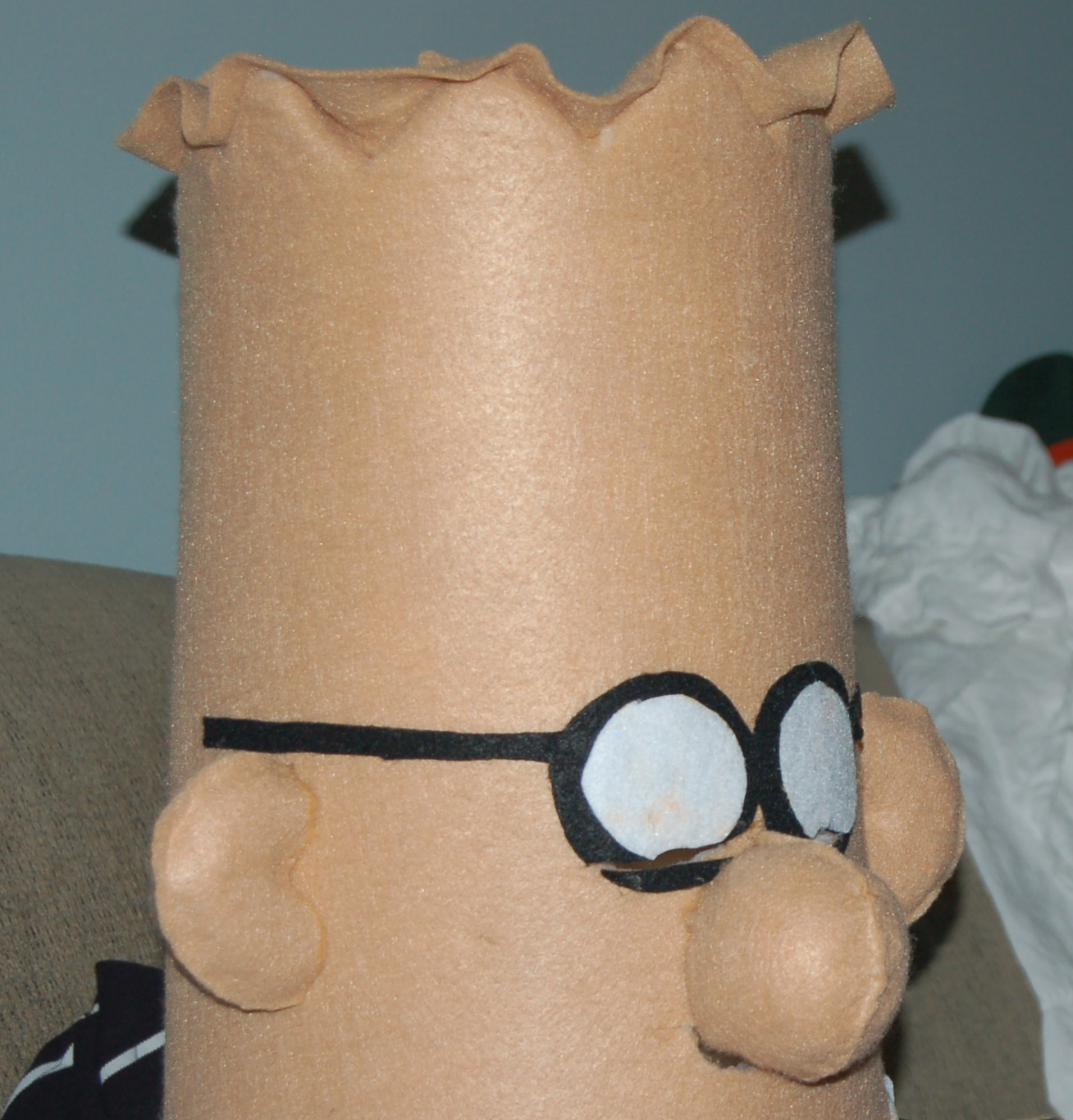 Easy Dilbert Costume - Just Glue, Foam & Felt (with Pictures ...