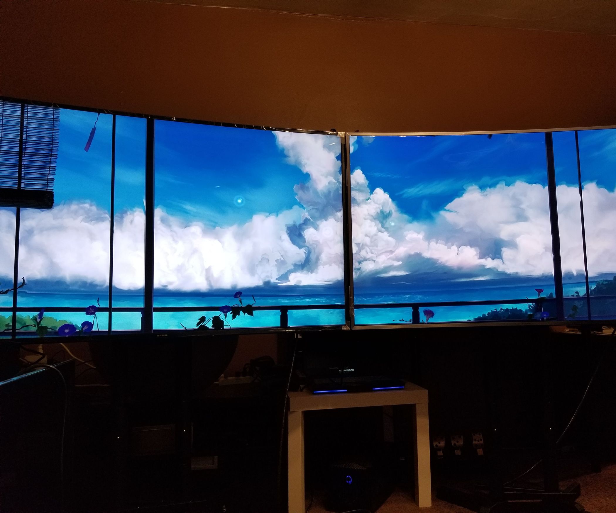 Dual 55-inch Curved TV Setup for PC Monitor : 6 Steps (with Pictures ...