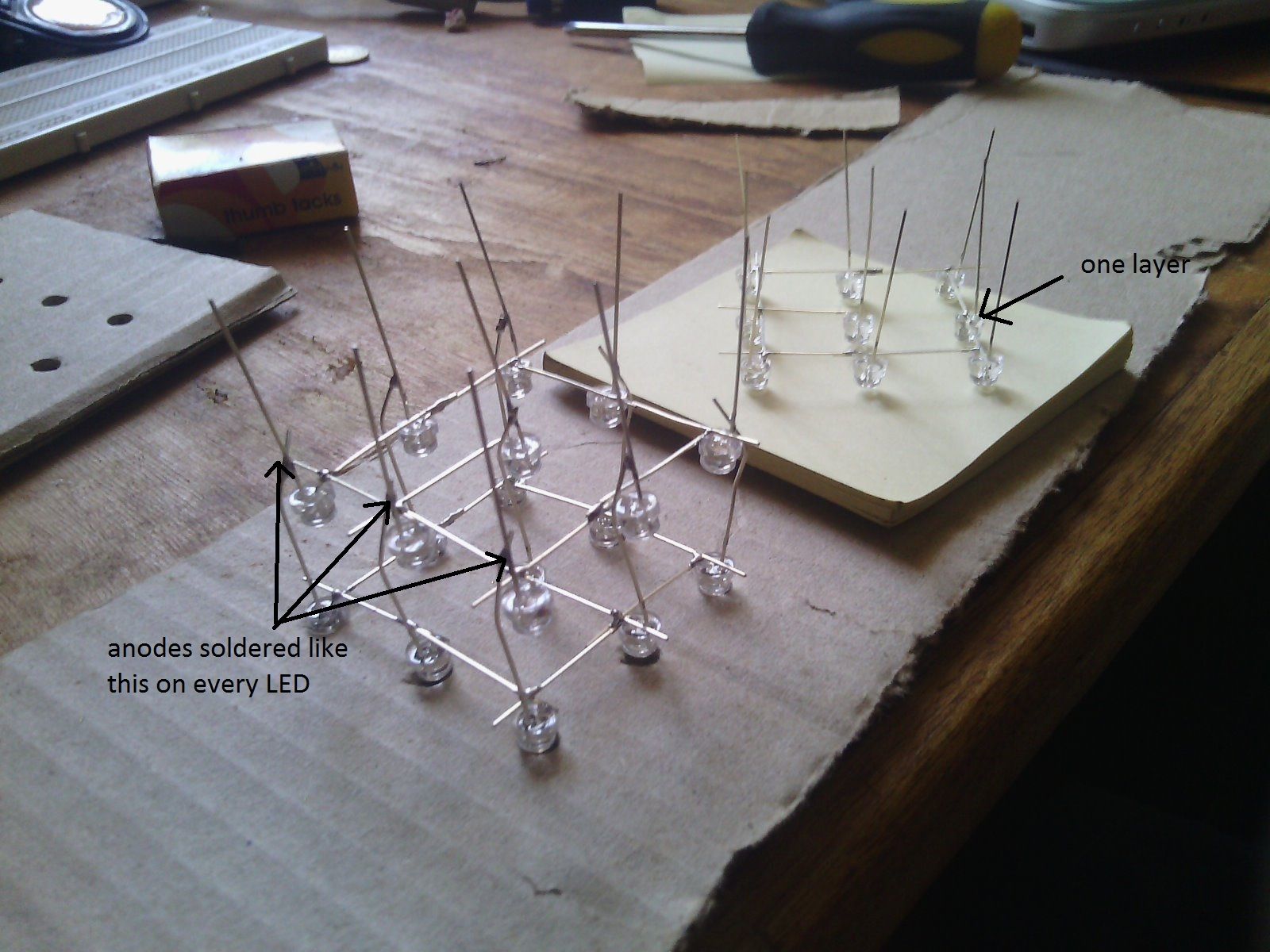 Making an Arduino 3X3 LED Cube in Less Than 30 Minutes : 8 Steps ...
