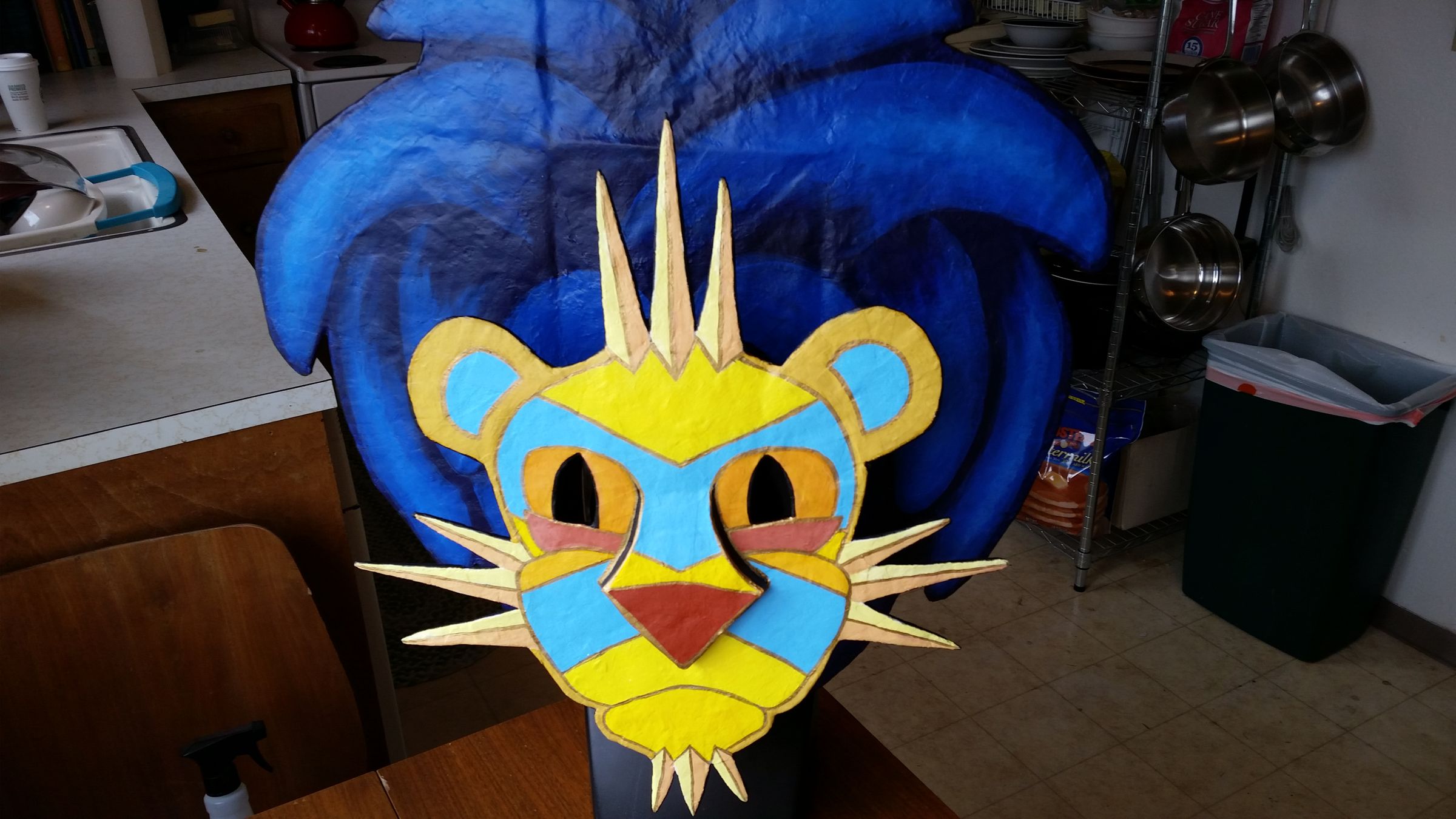 The Lion Thing (paper Mache Mask) : 6 Steps (with Pictures) - Instructables